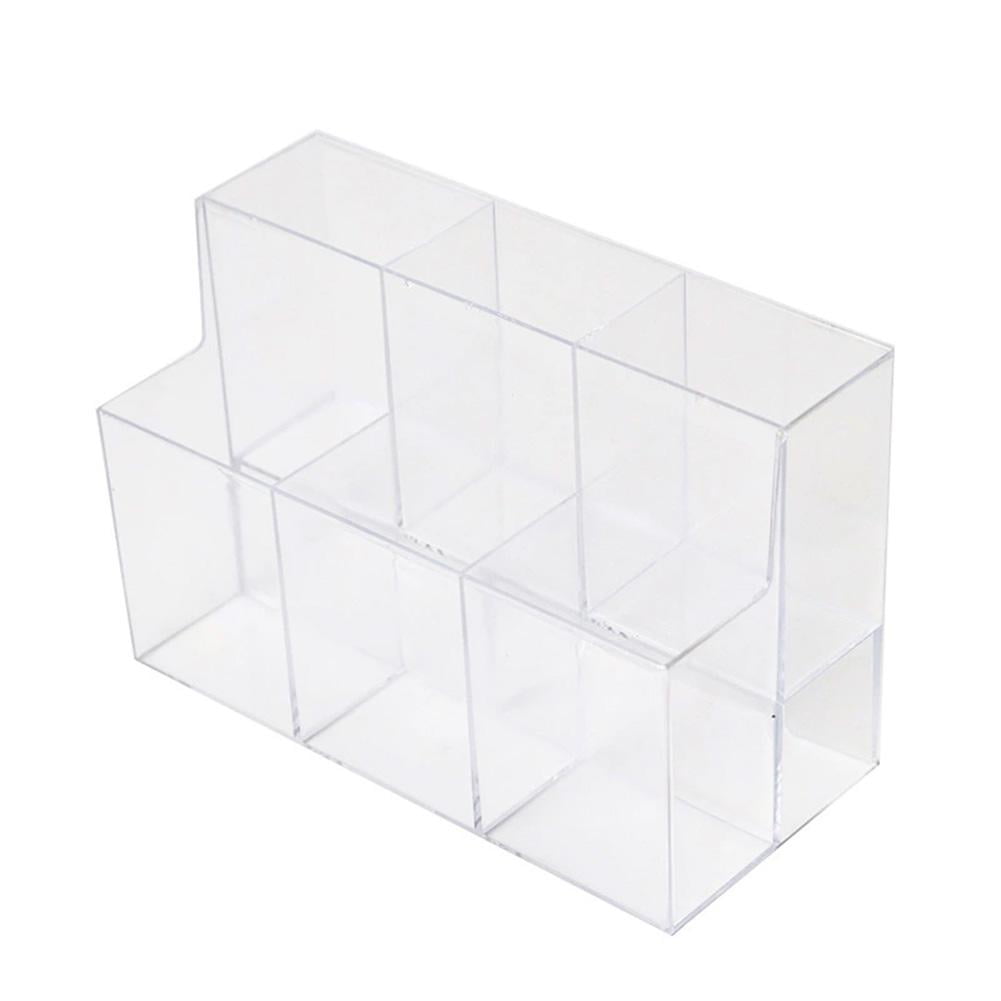 Lttoisl Clear Acrylic Drink Sachet Organizer, 7.9 x 3.5 x 5.1 in, Dual ...