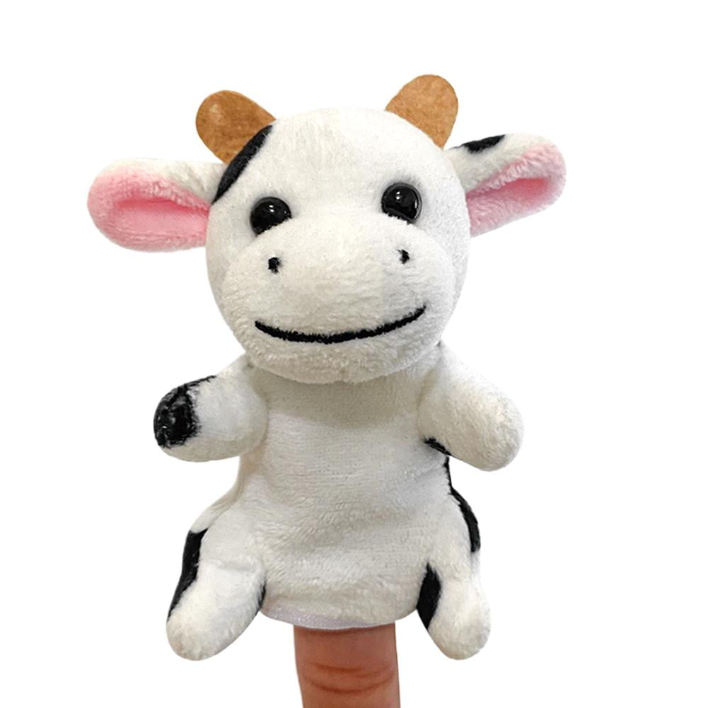 Lttoisl® Cute Animal Finger Puppets Toys,Plush Cow Finger Hand Puppets ...