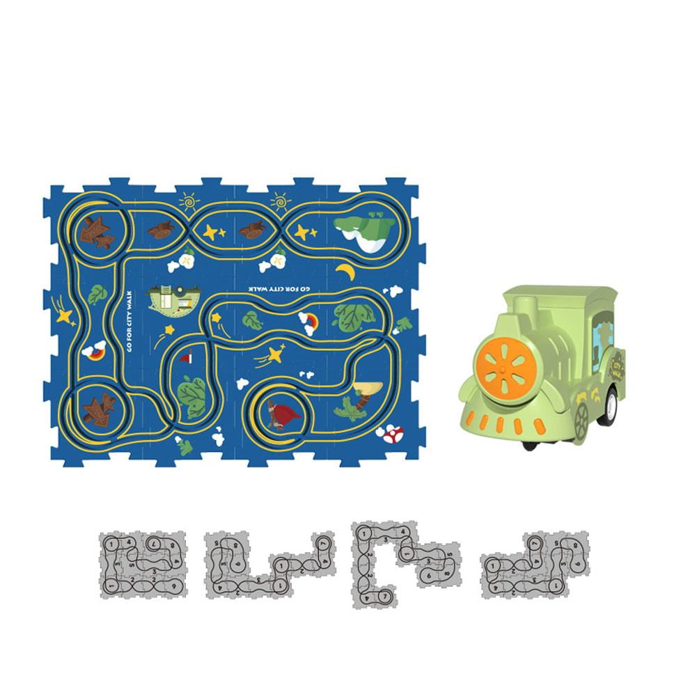 Lttoisl® Engineering Puzzles Track Car Set Children's Vehicles ...