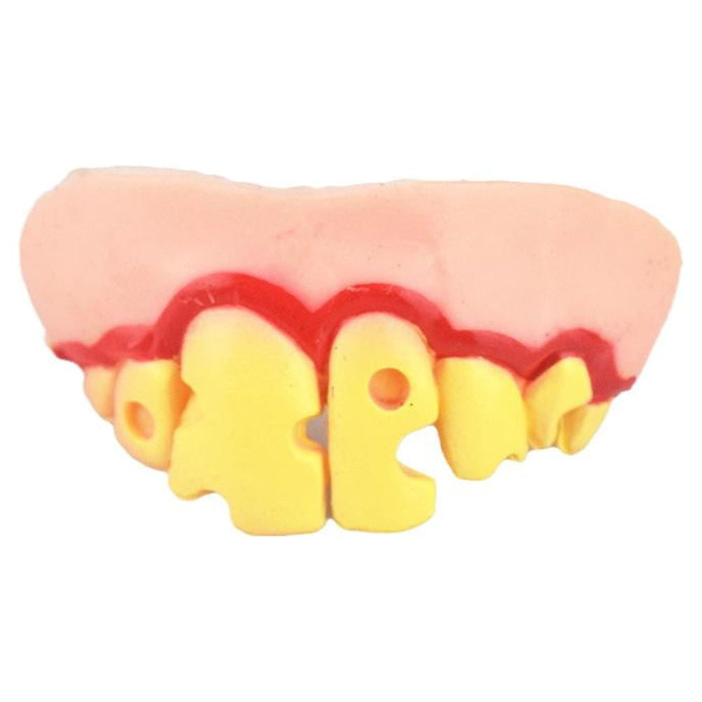 Lttoisl® Fake Halloween Teeth Costume Trick Toy False Funny UK New ...