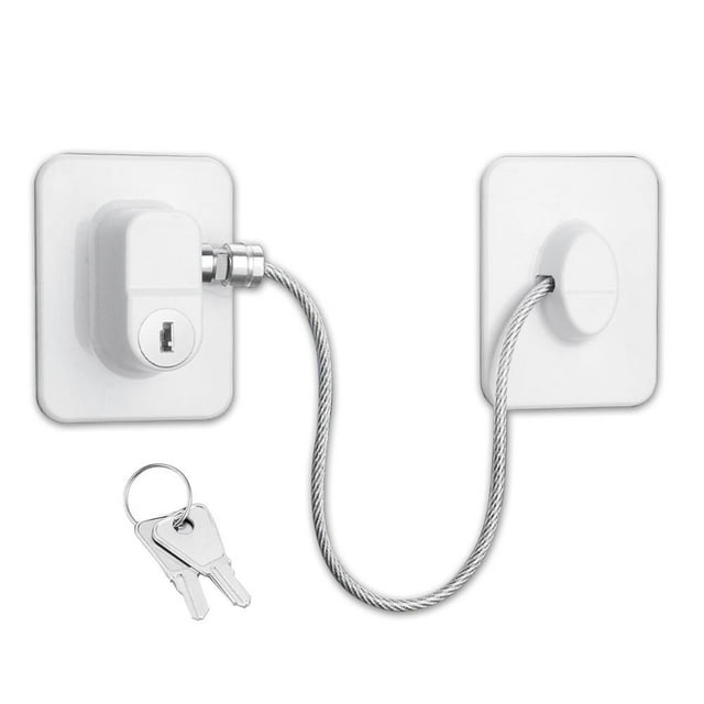 Lttoisl® Fridge Lock Freezer Lock with 2Key For Child Safety Locks ...