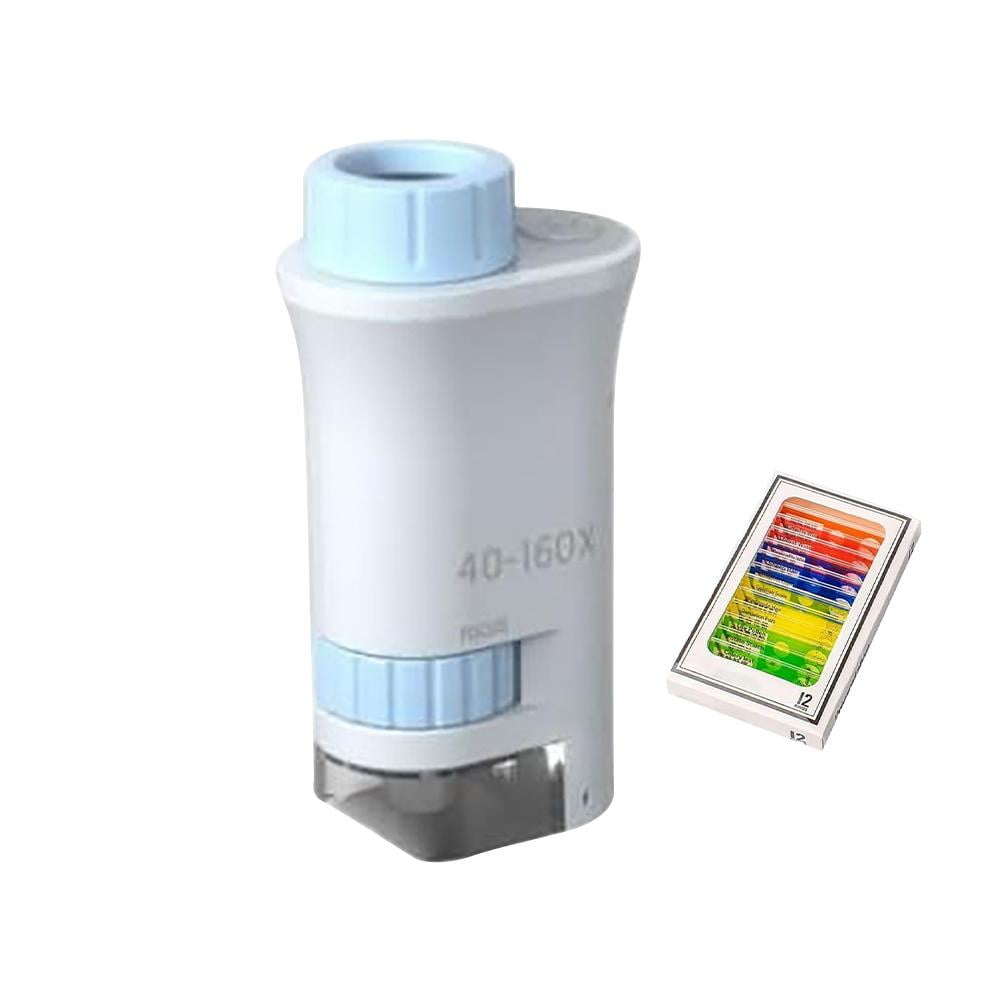 Lttoisl® Kid Science Experiment LED Lighted Pocket Microscope Toy Kit ...