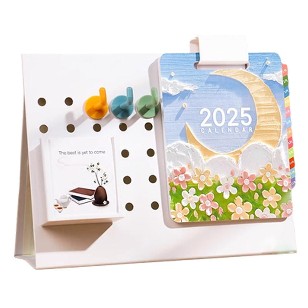 Lttoisl® Perforated Board Storage Desk Calendar,Stand Up Desk Calendar ...