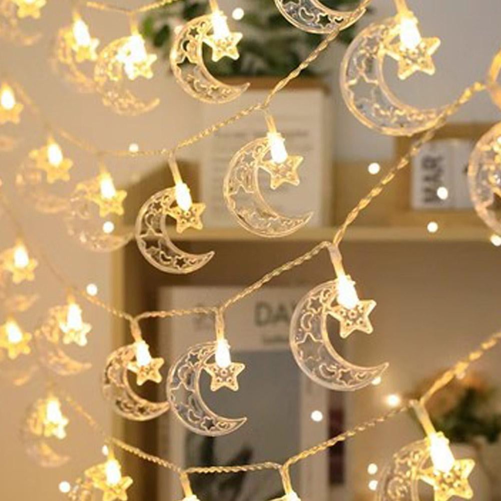 Lttoisl® Ramadan Eid String Lights, 4.9FT 10 LED Warm White Ramadan ...