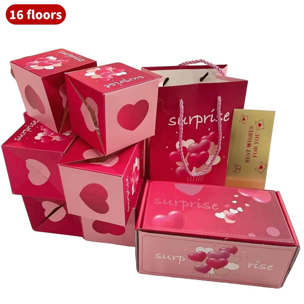 Lttoisl Surprise Bounce Red Envelope Gift Box, 1-Click Activation for ...