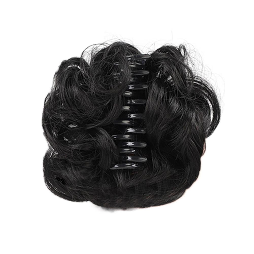 Lttoisl® Synthetic Messy Bun Claw Clip in Hair Piece Wavy Curly Hair ...