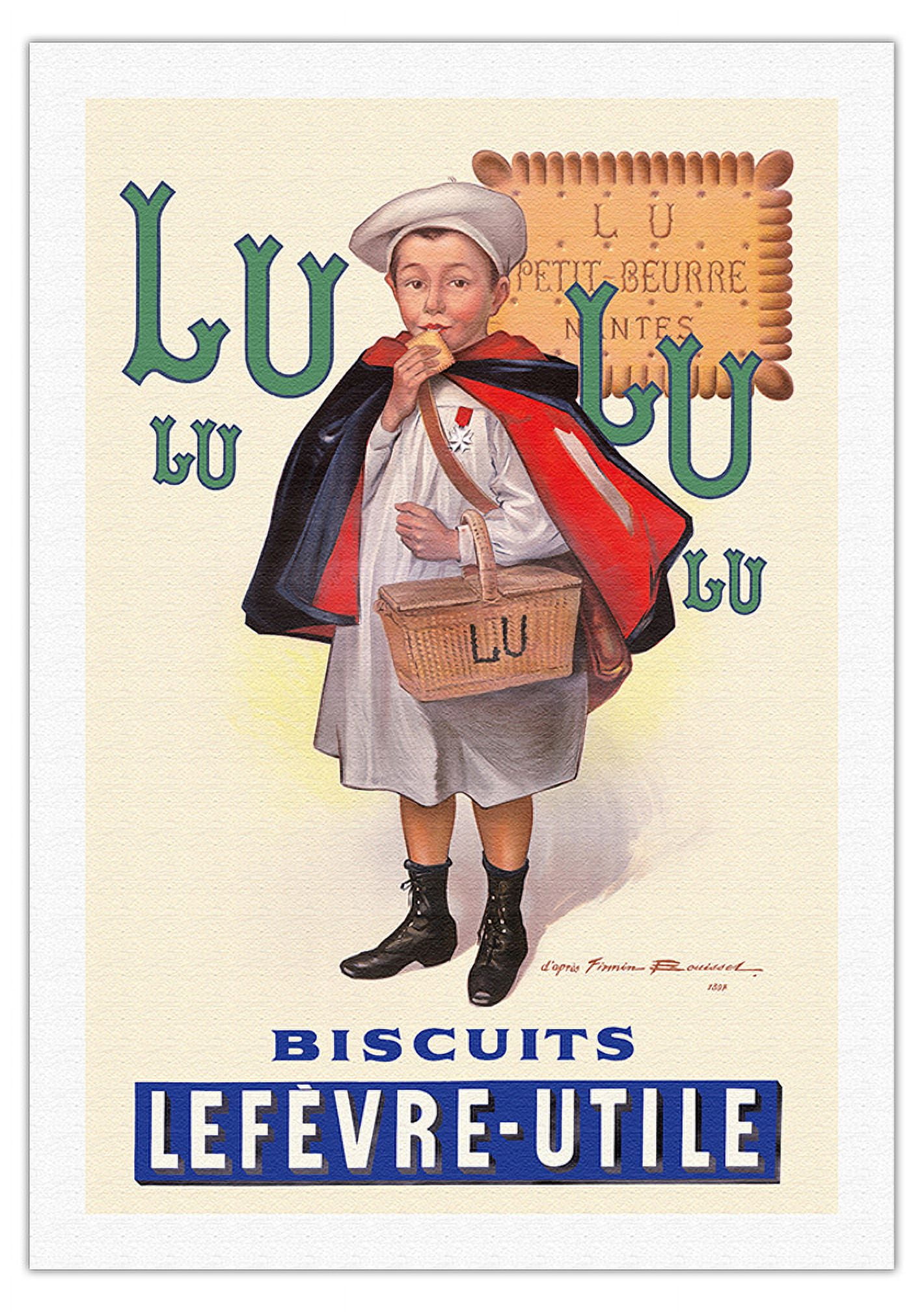 Lu Biscuits - The Little Student (Le Petit Ecolier) - Lefèvre-Utile (LU ...