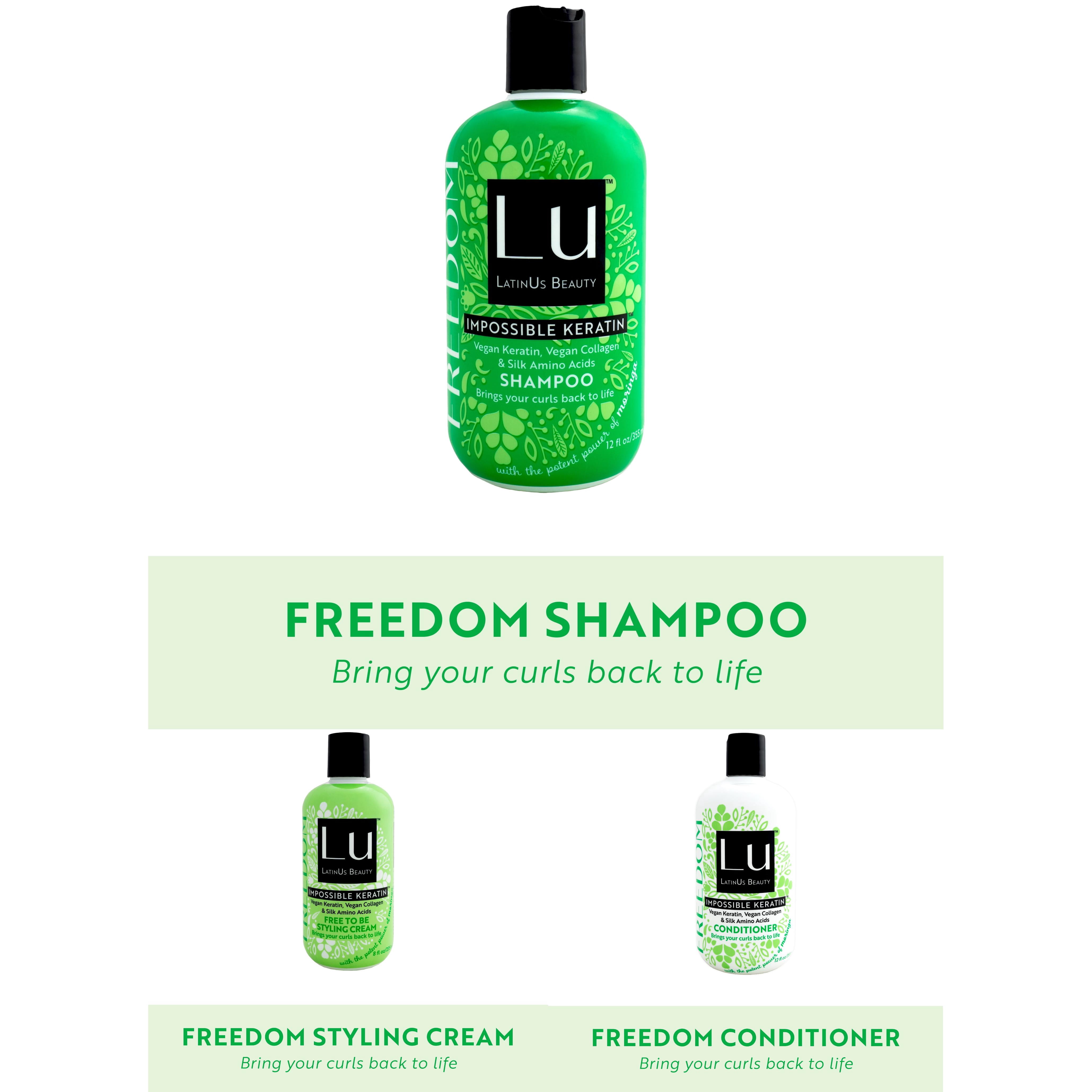 Lu LatinUs Beauty Freedom Curl Enhancing Shampoo, Conditioner and ...
