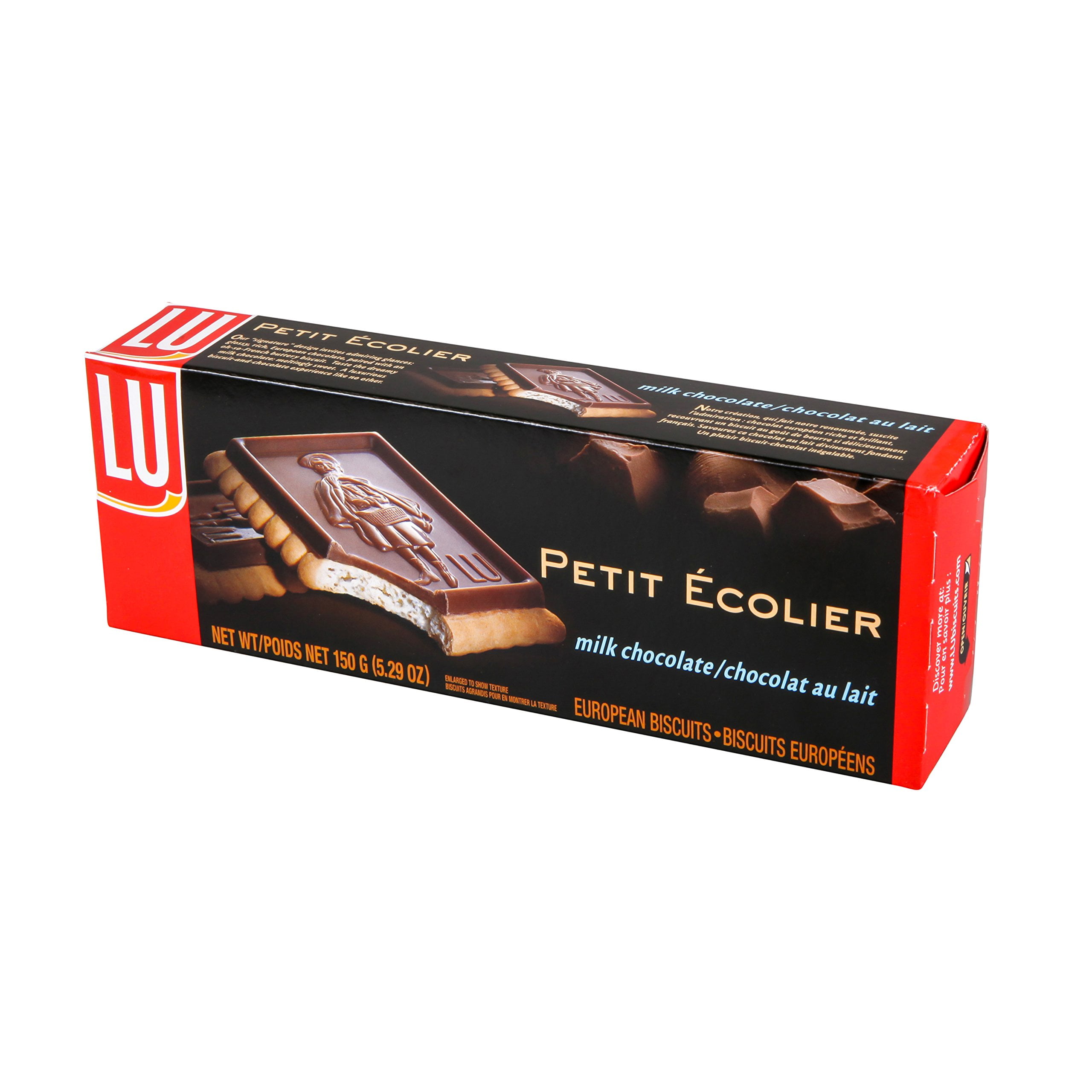 Lu Le Dore Cookies, CM31 Biscuits European Milk Chocolate Petit Ecolier ...