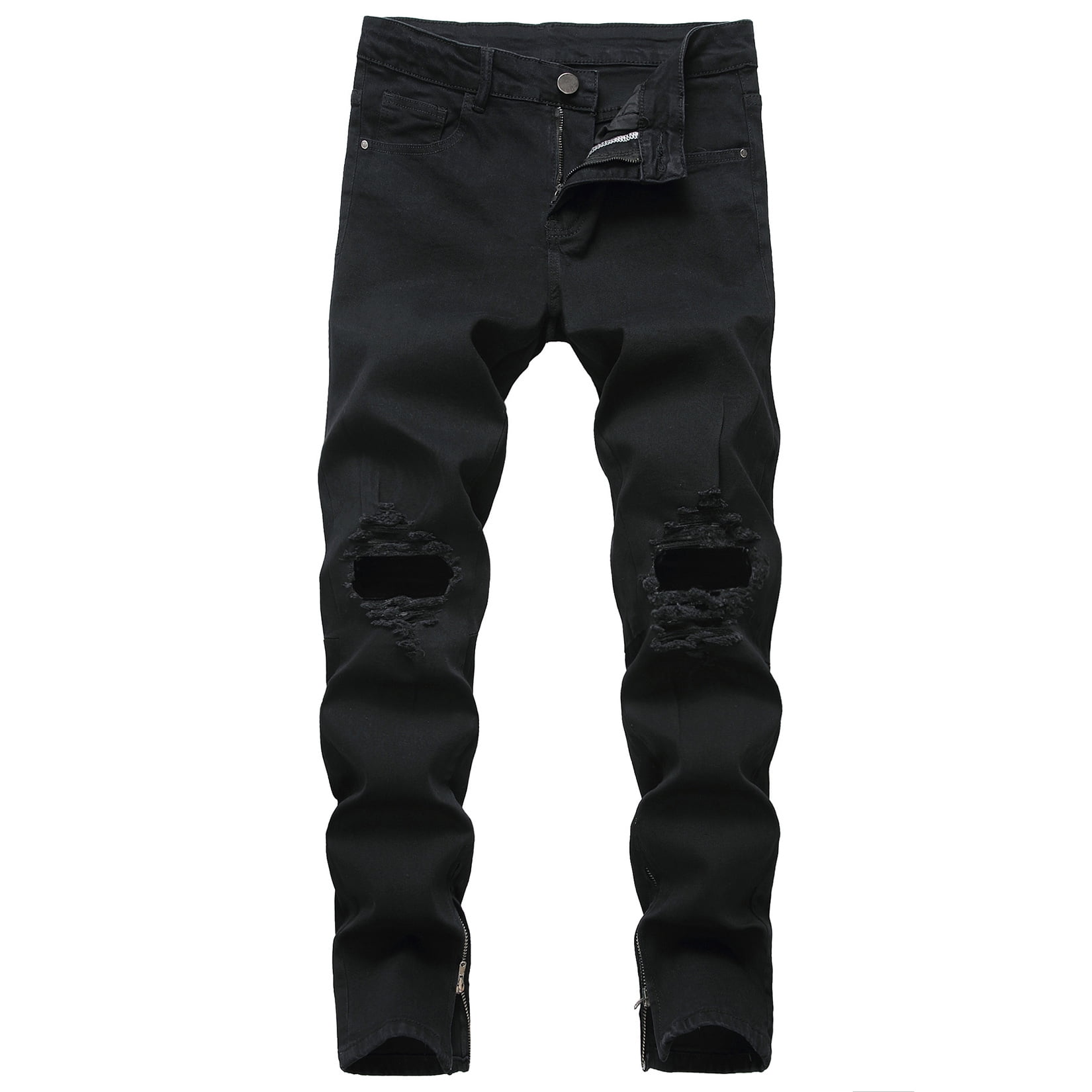 SWSMCLT Men's Fall Denim Pant Stretch Jeans Chic Pants Stretchy Comfy ...