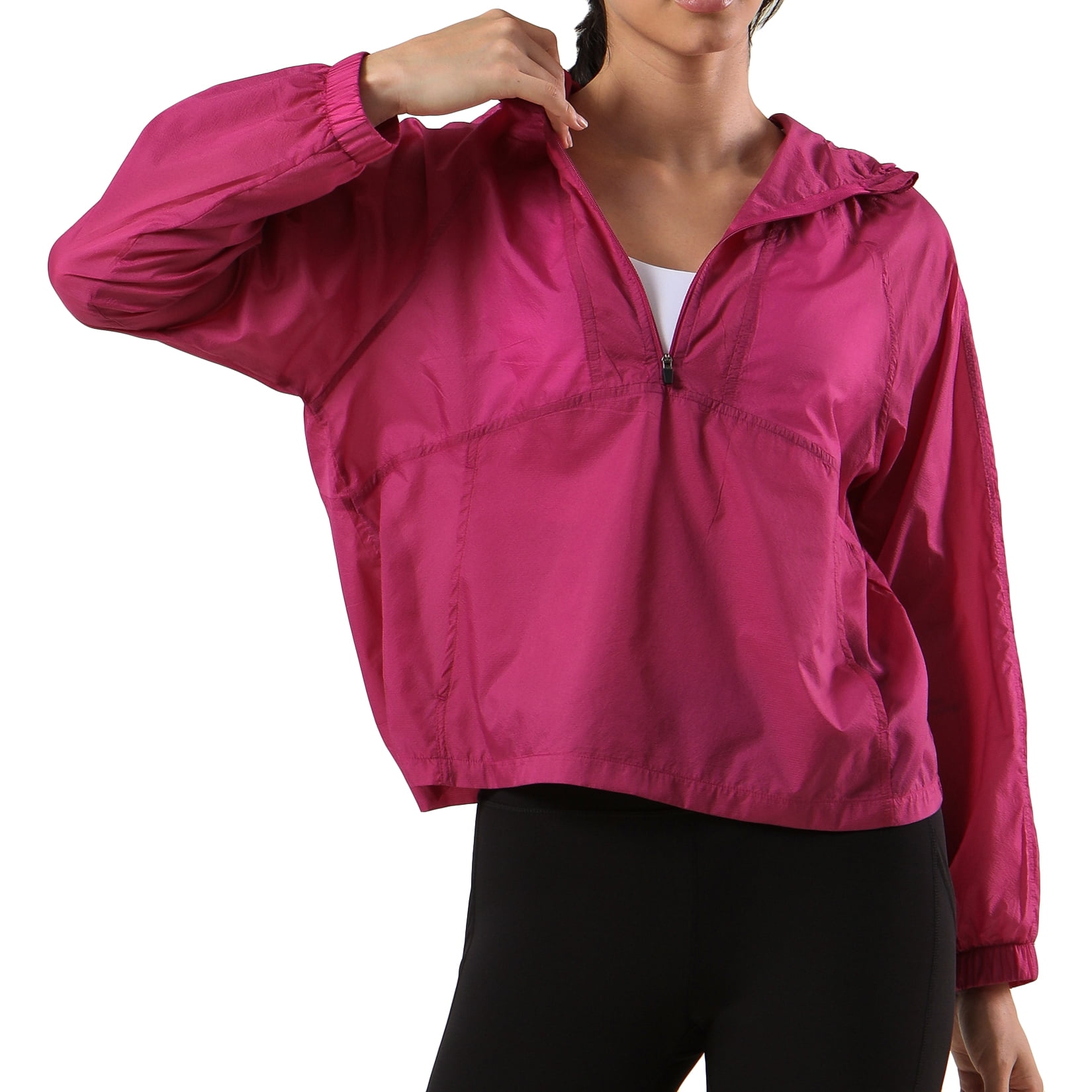 SWSMCLT Women's Shirt Lightweight Cycling UPF 50+ Quarter Zip Jacket ...
