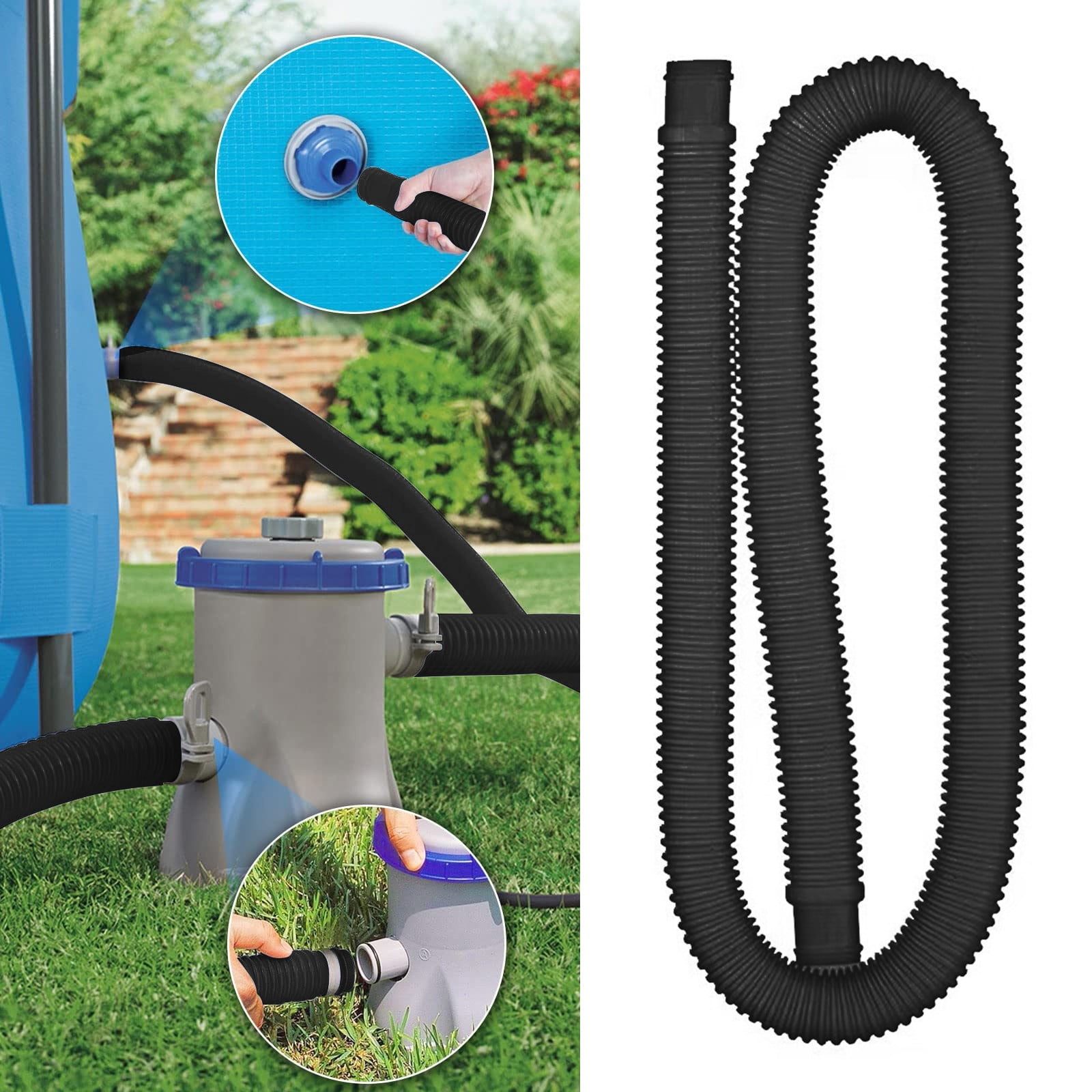 LuClweCe Fogging Pipes,Swimming Pool Replacement Hose Replacement Hose ...