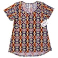 LuLaRoe Women's Classic T Short Sleeve Geometric Pattern Tee T-Shirt ...