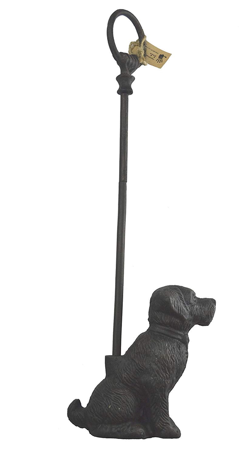LuLu Decor, Cast Iron Dog Door Stopper with Rod, Door Stop (with Rod ...