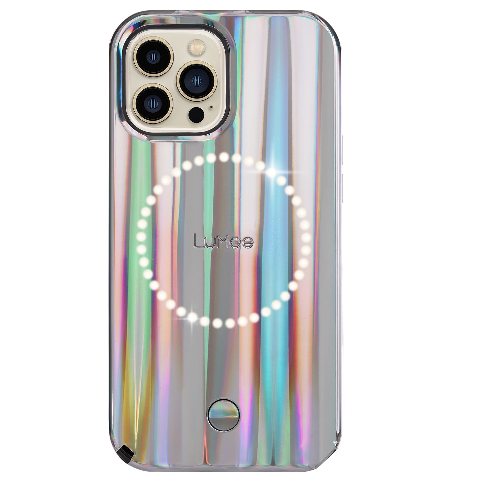 LuMee Halo Apple iPhone 13 Pro Max Light Up Selfie Case - Holographic ...