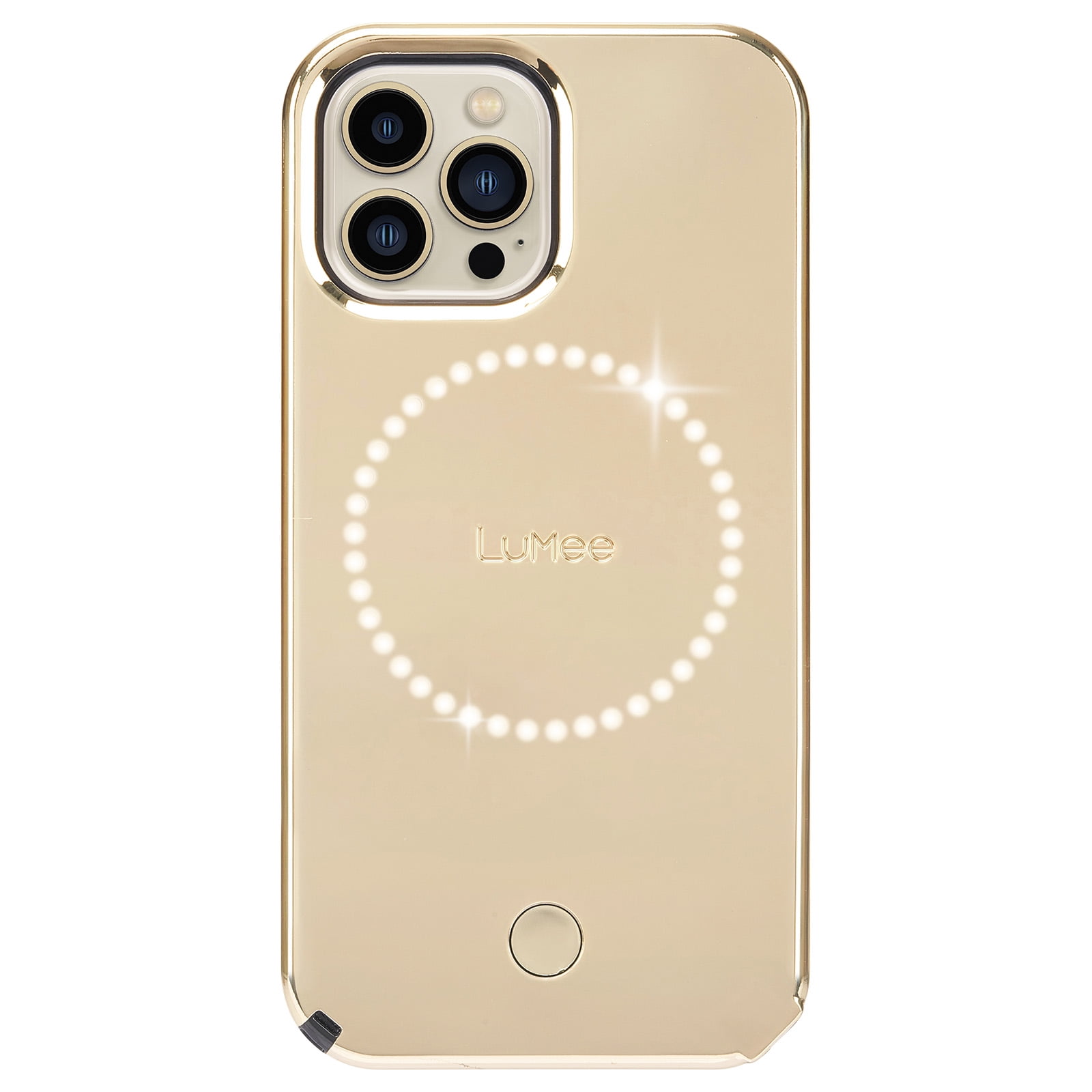 LuMee Halo Light Up Selfie Case for Apple iPhone 13 Pro Max - Gold ...