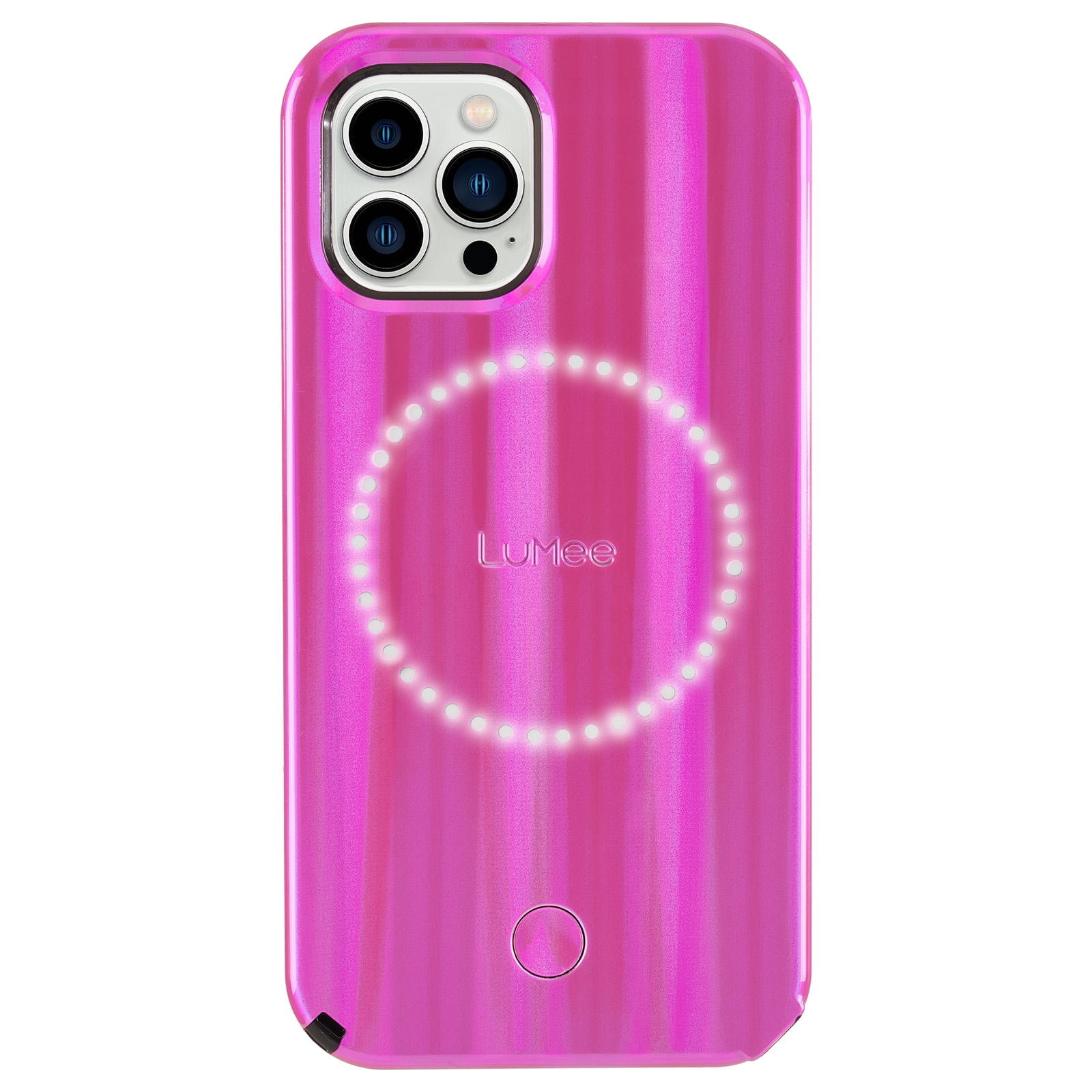 LuMee Halo Light Up Selfie Case for Apple iPhone 13 Pro Max - Hot Pink ...