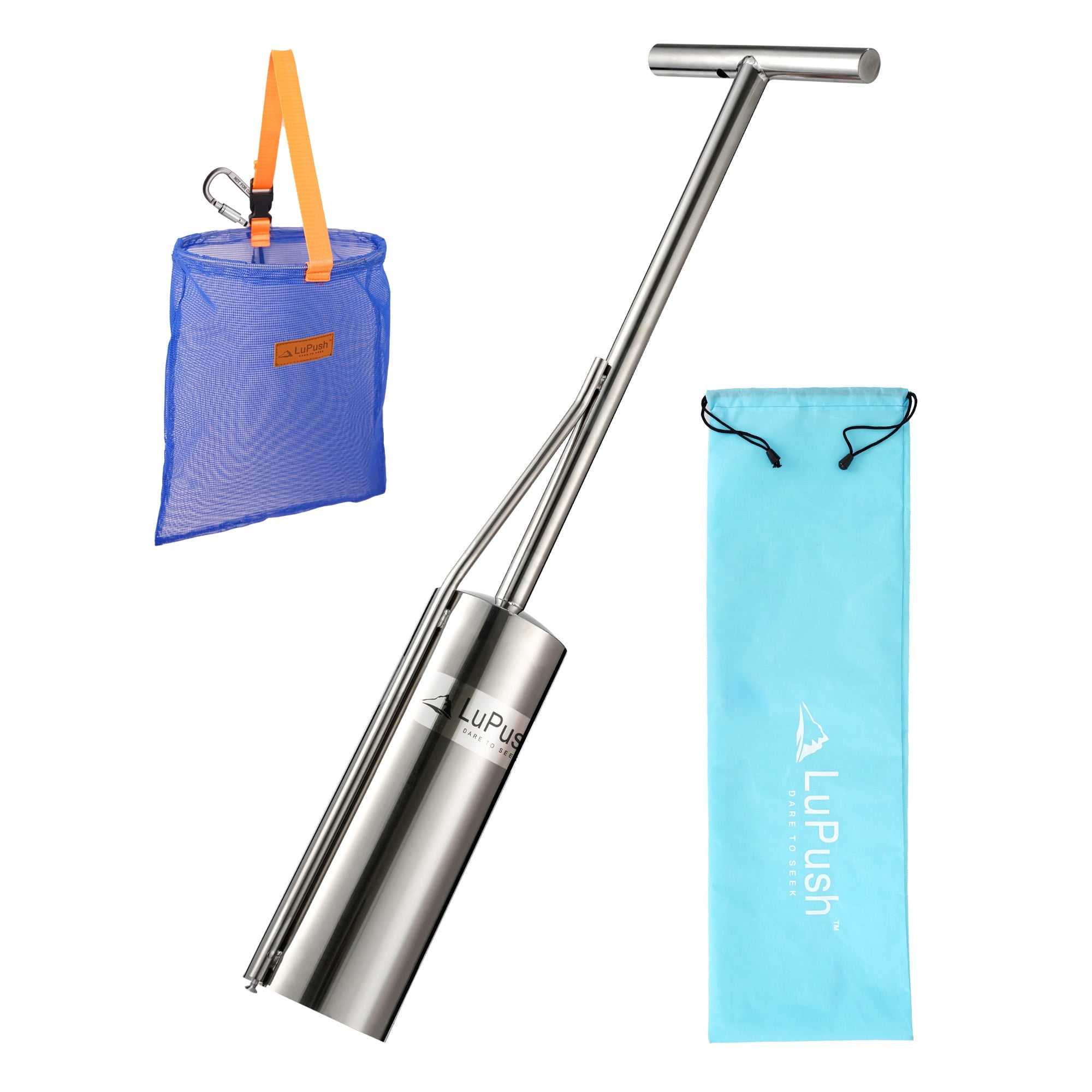 LuPush Clam Gun - Heavy Duty Stainless Steel with Vent Tube and Valve ...