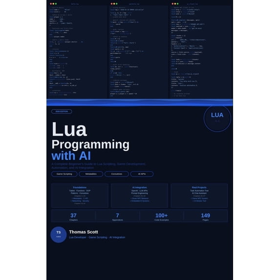 Lua Programming with AI: A Complete Beginner's Guide to Lua Scripting ...