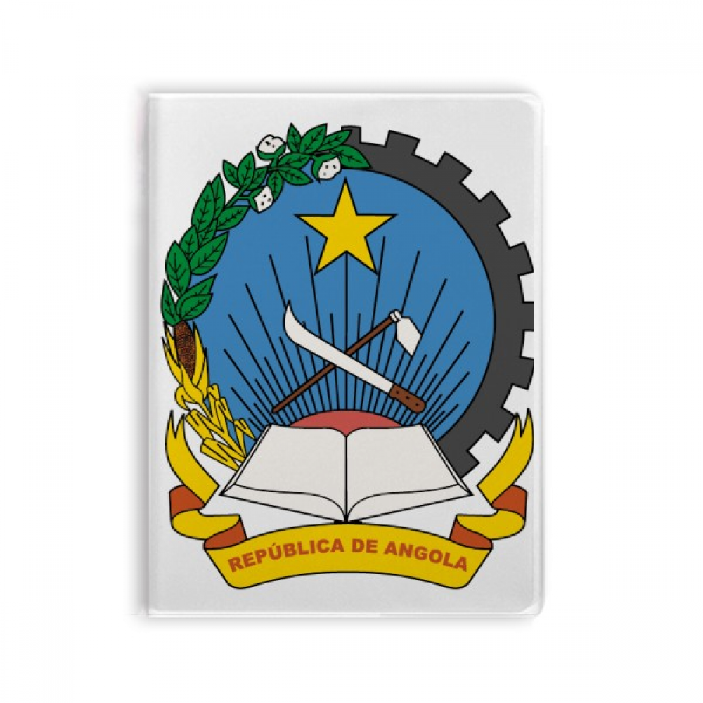 Luanda Angola National Emblem Notebook Gum Cover Diary Soft Cover ...