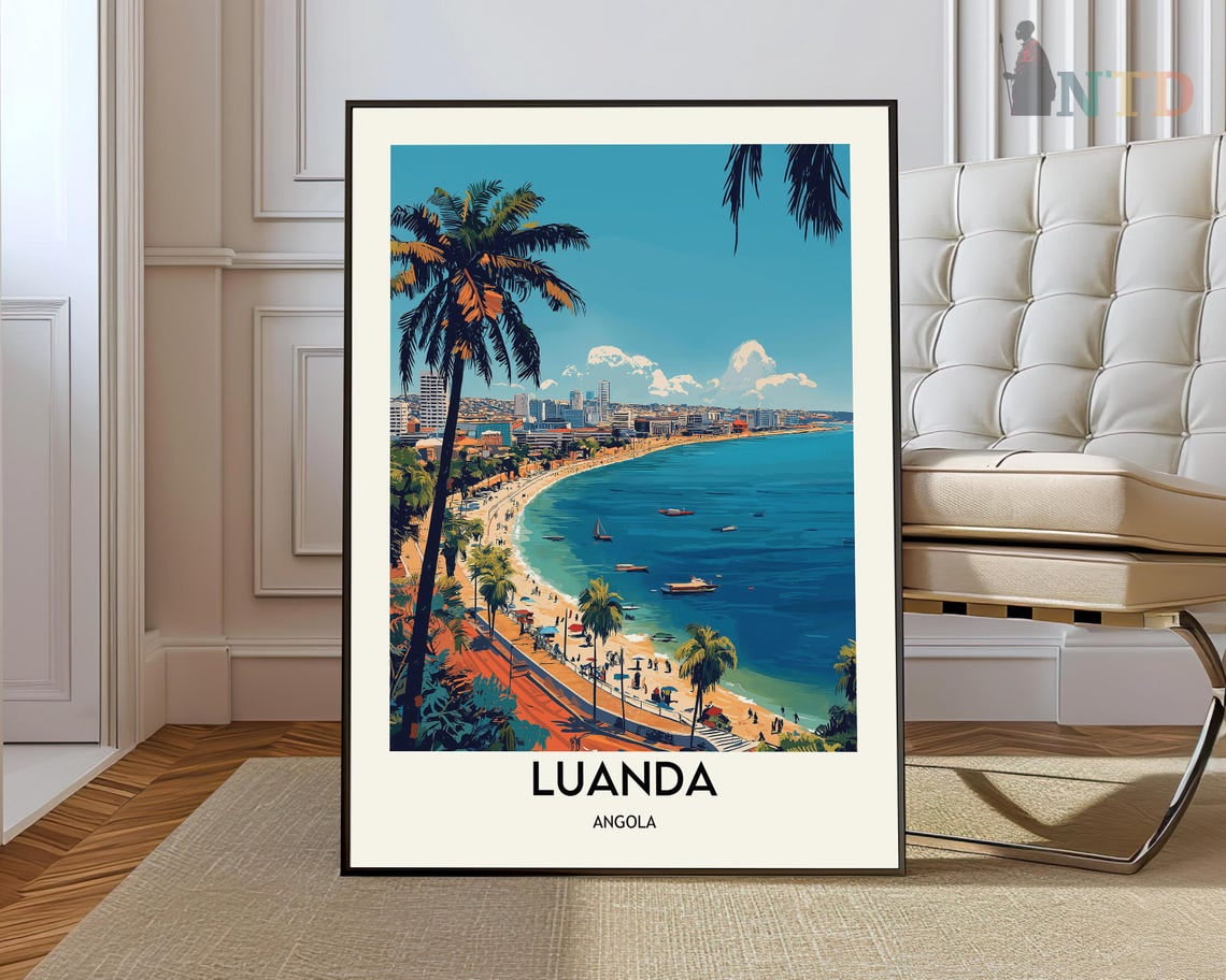 Luanda Poster, Luandaluanda Print, Luanda Photo, Luanda Poster Print, Luanda Travel Poster ...