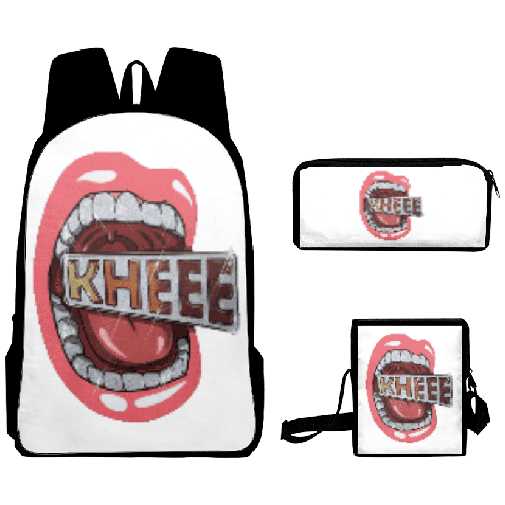 Luar La L Merch L3TRA 3 Pieces Sets Streetwear Zip Backpack Oxford ...