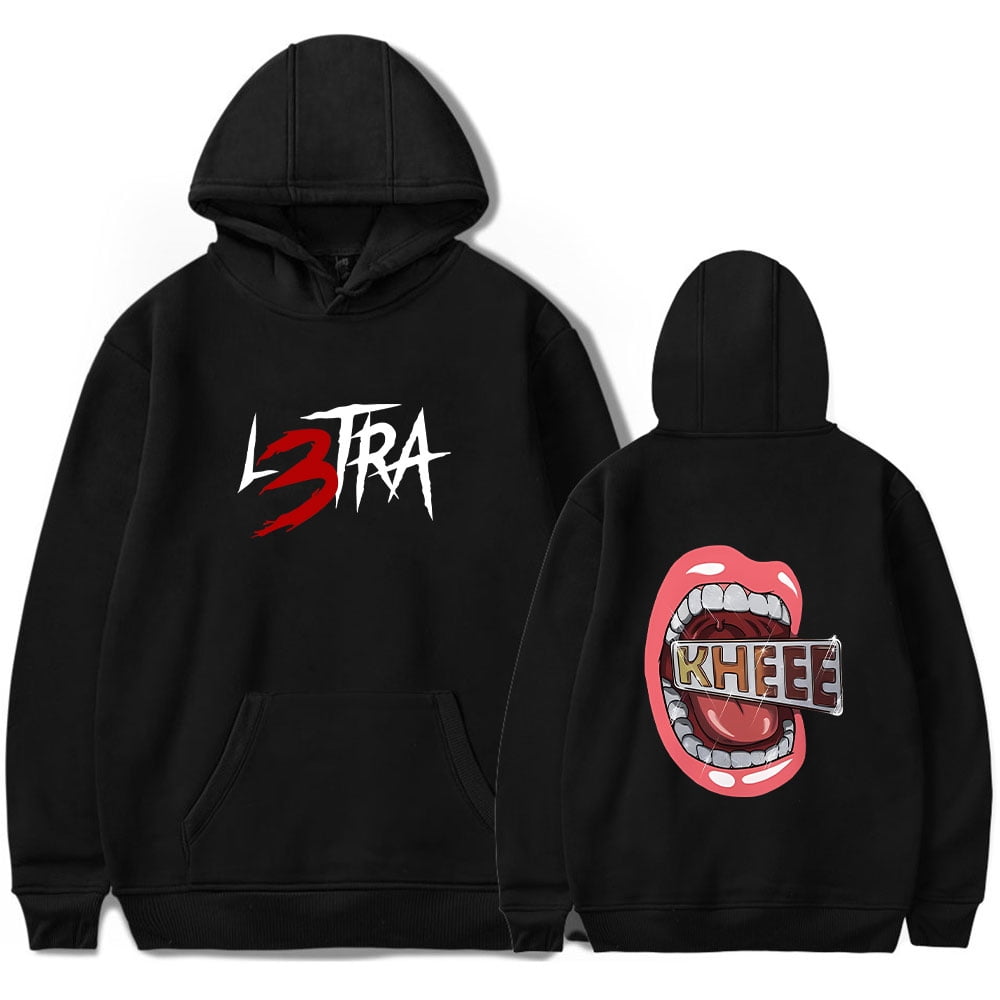 Luar La L merch L3TRA KHEE hooded drawstring pocket sweatshirt men ...
