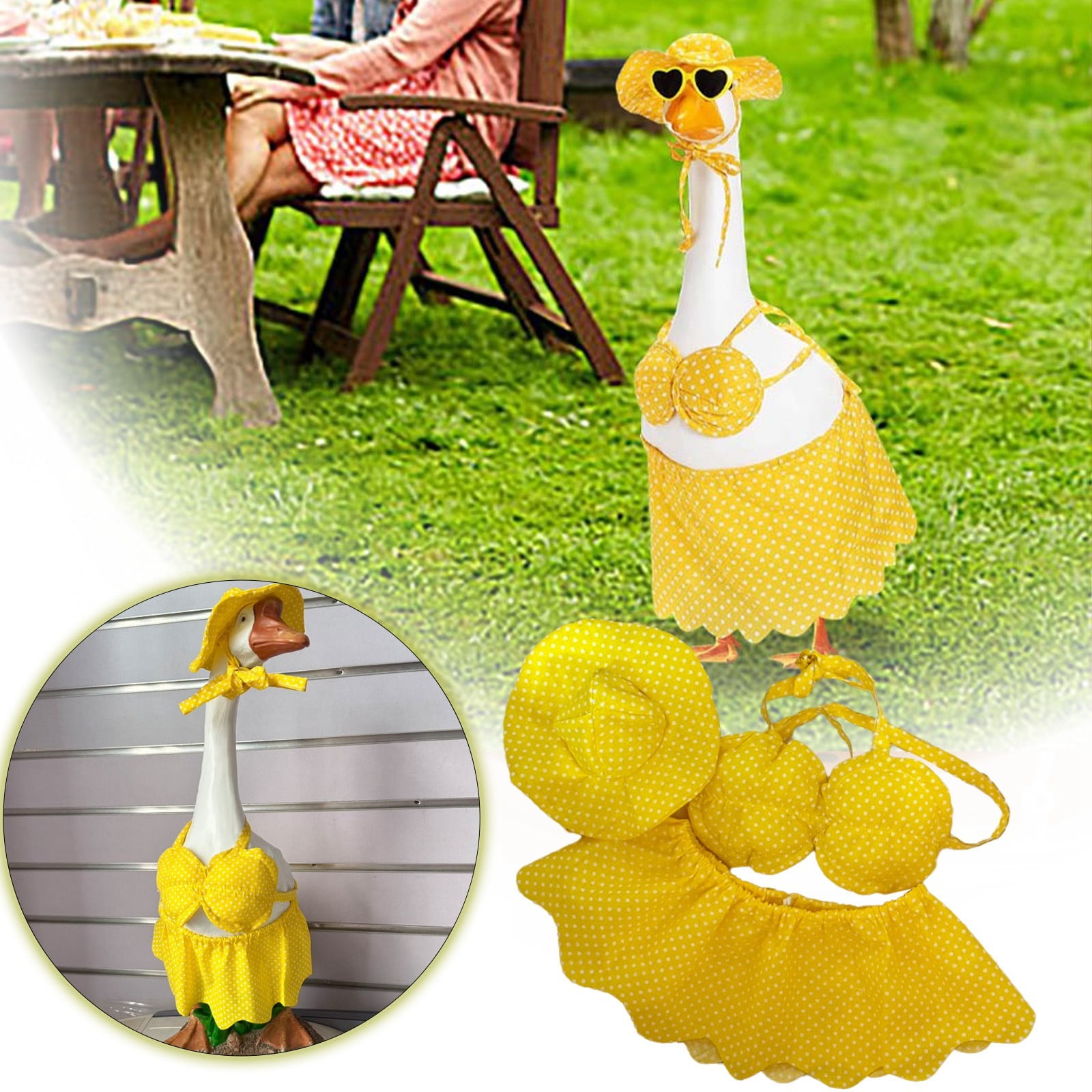 Luau Goose Outfit Porch Goose Clothes Summer Luau Goose Clothing For 23 ...