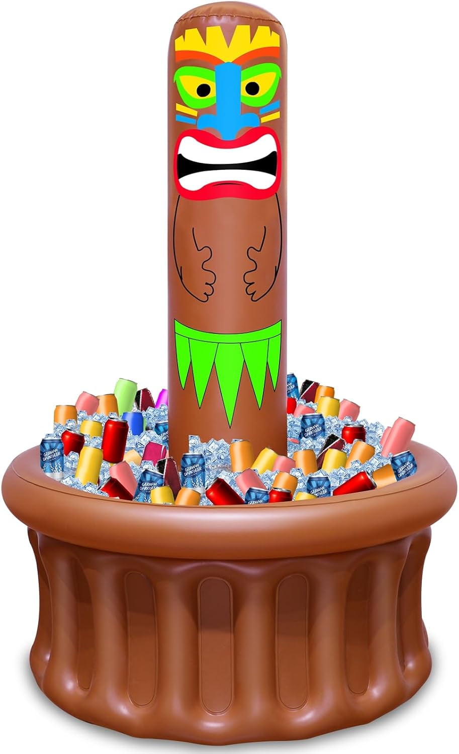 Luau Inflatable Tiki Cooler 47" Super Large Capacity (100+ Cans ...
