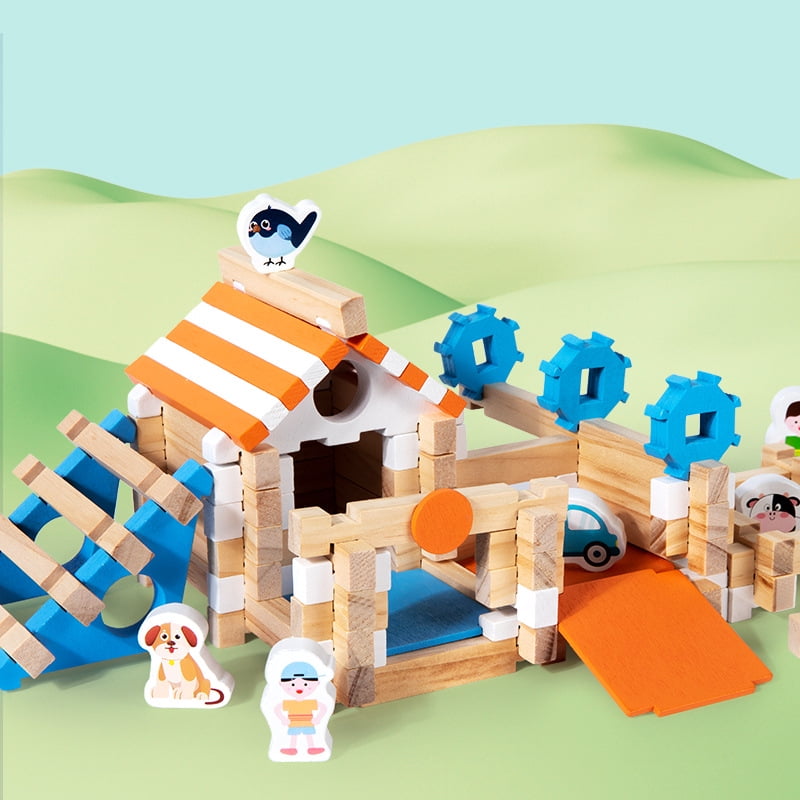 Luban Tenon and Mortise Building Blocks Hands-on Assembling Game ...