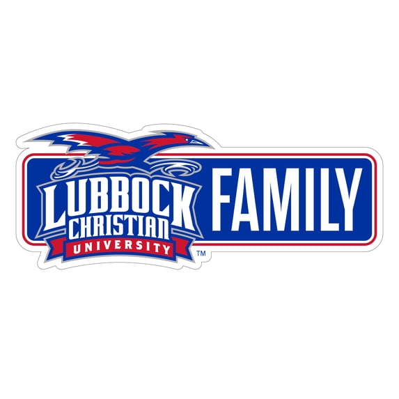 Lubbock Christian University Chaparral Proud Family Die Cut Decal ...