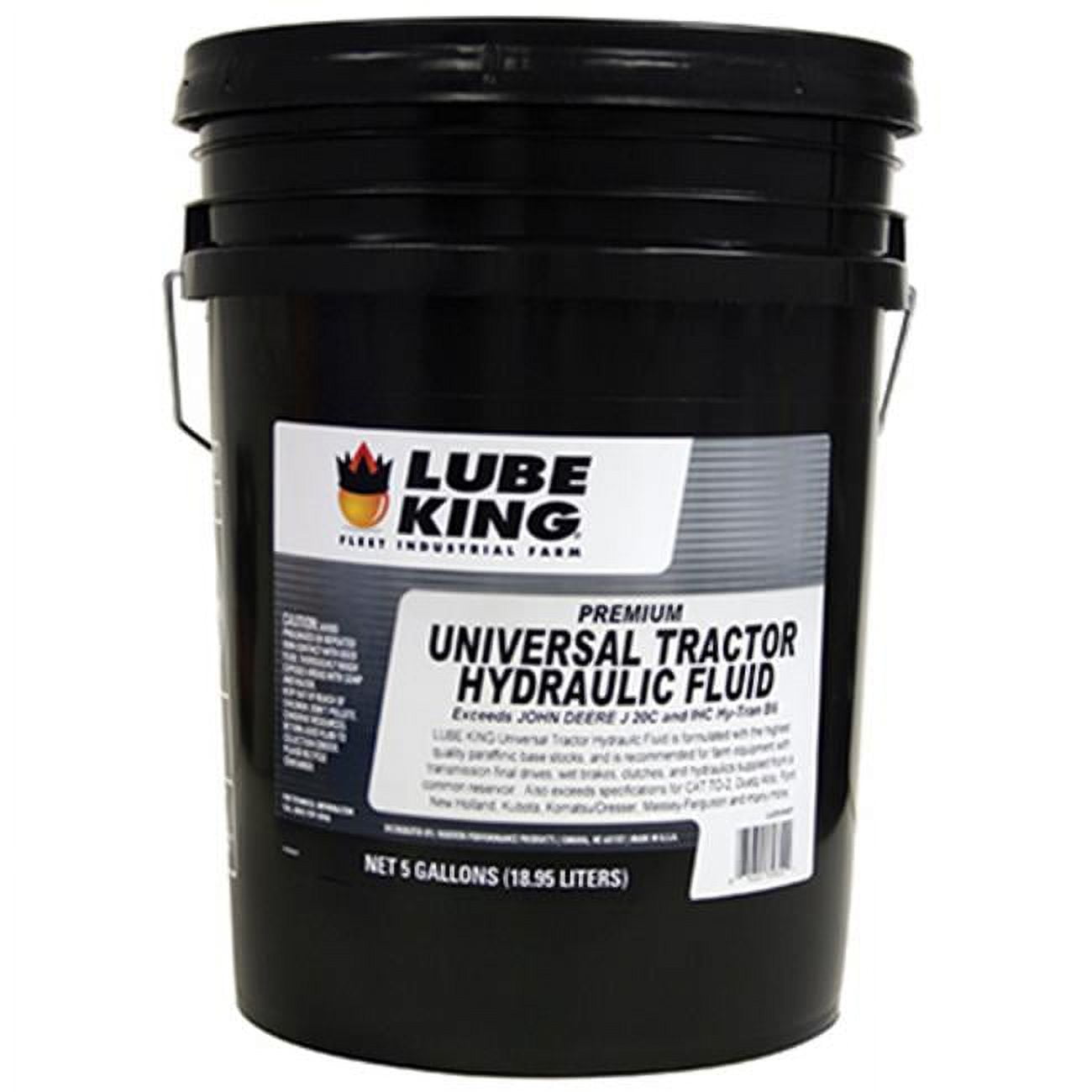 Lube King LU25UN5P 5 Gallon, Universal Tractor Fluid - Walmart.com