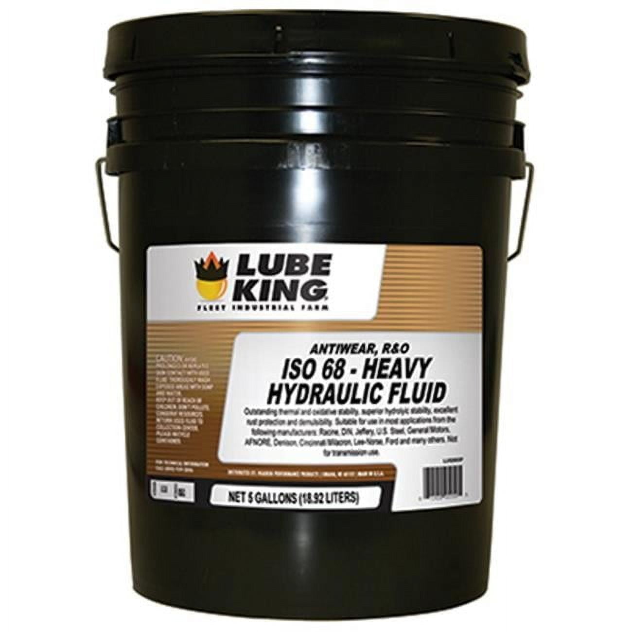 WARREN DISTRIBUTION Hydraulic Fluid, AW ISO 68, 5-Gals. LU52685P ...