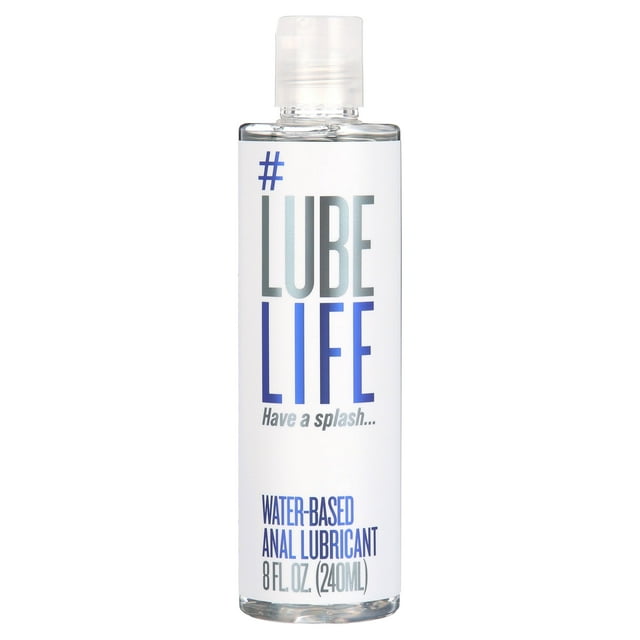 Lube Life Water Based Unisex Anal Lubricant, 8 fl oz, FDA Approved ...