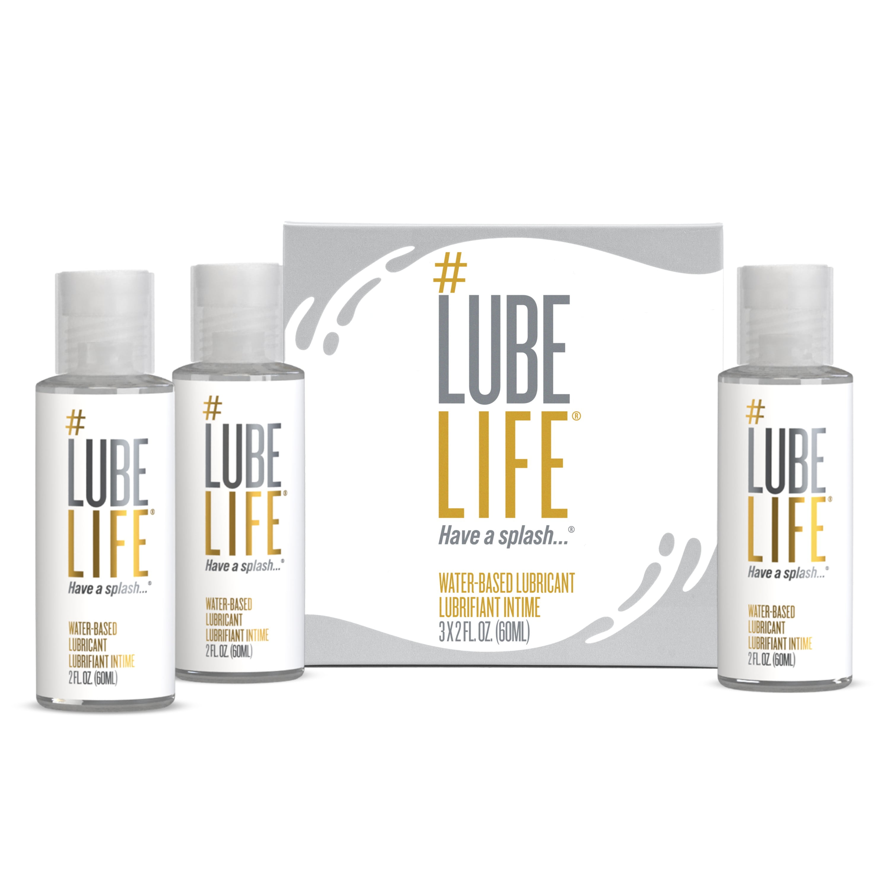 Lube Life Water-Based Personal Lubricant, Non-Staining, Long-Lasting ...