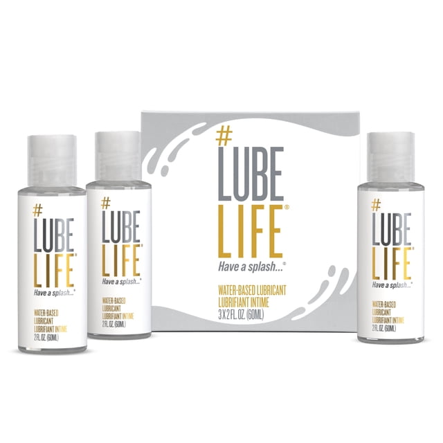 Lube Life Water-Based Personal Lubricant, Non-Staining, Long-Lasting ...
