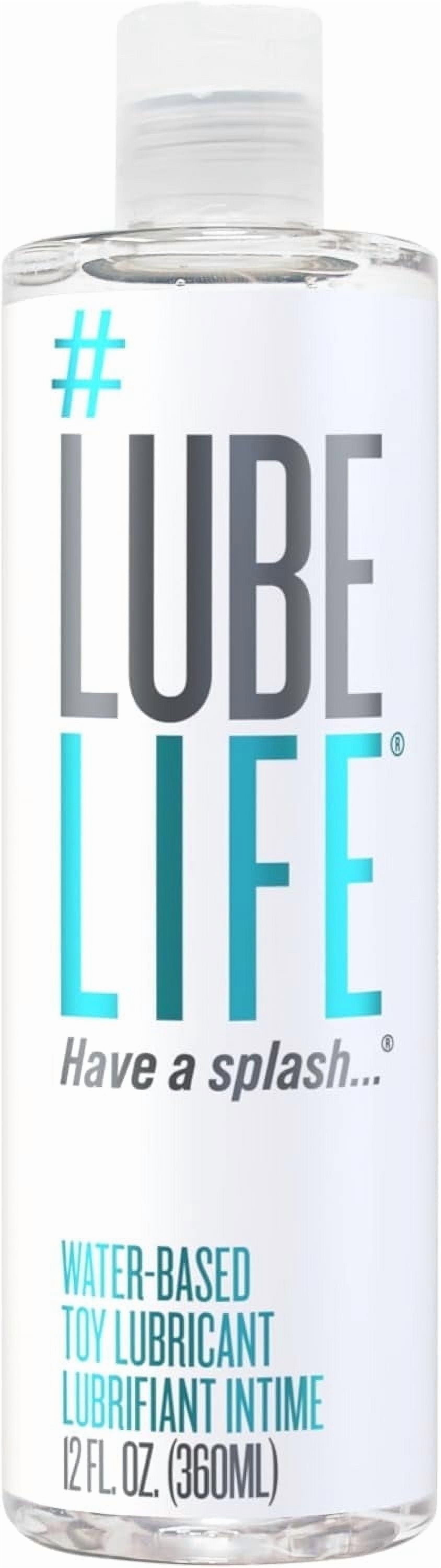 LubeLife Water-Based Toy Lubricant, Toy-Safe lube for Men, Women and ...