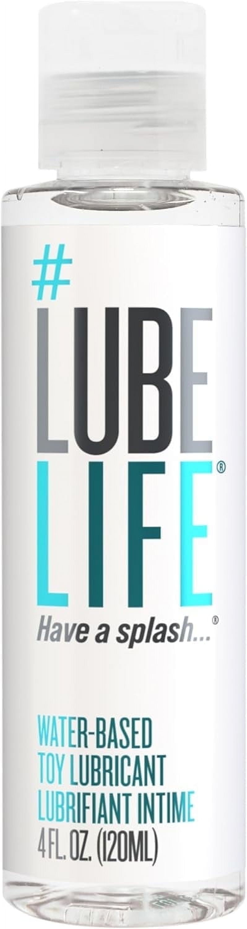 LubeLife Water-Based Toy Lubricant, Toy-Safe lube for Men, Women and ...