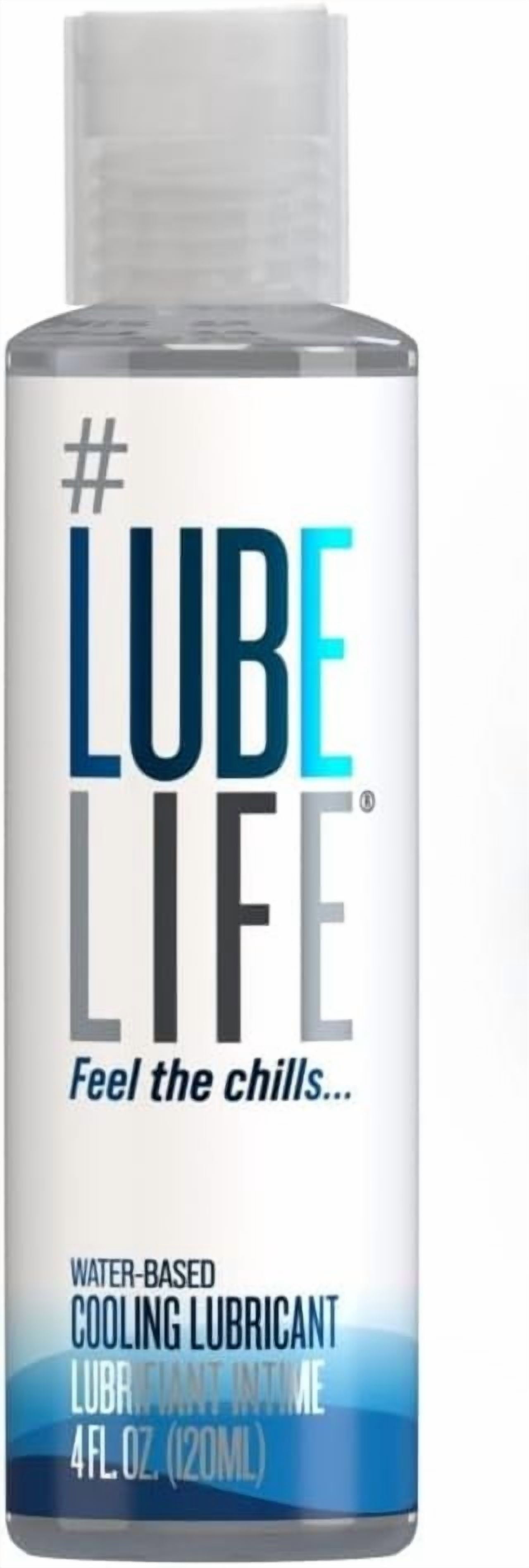 LubeLife Water-Based Cooling Lubricant, Personal Warming Lube for Men ...