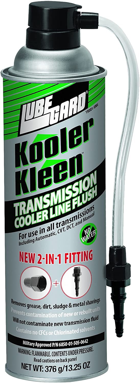 Lubegard Kooler Kleen Transmission Cooler Flush with 2-in-1 Fitting (13 ...