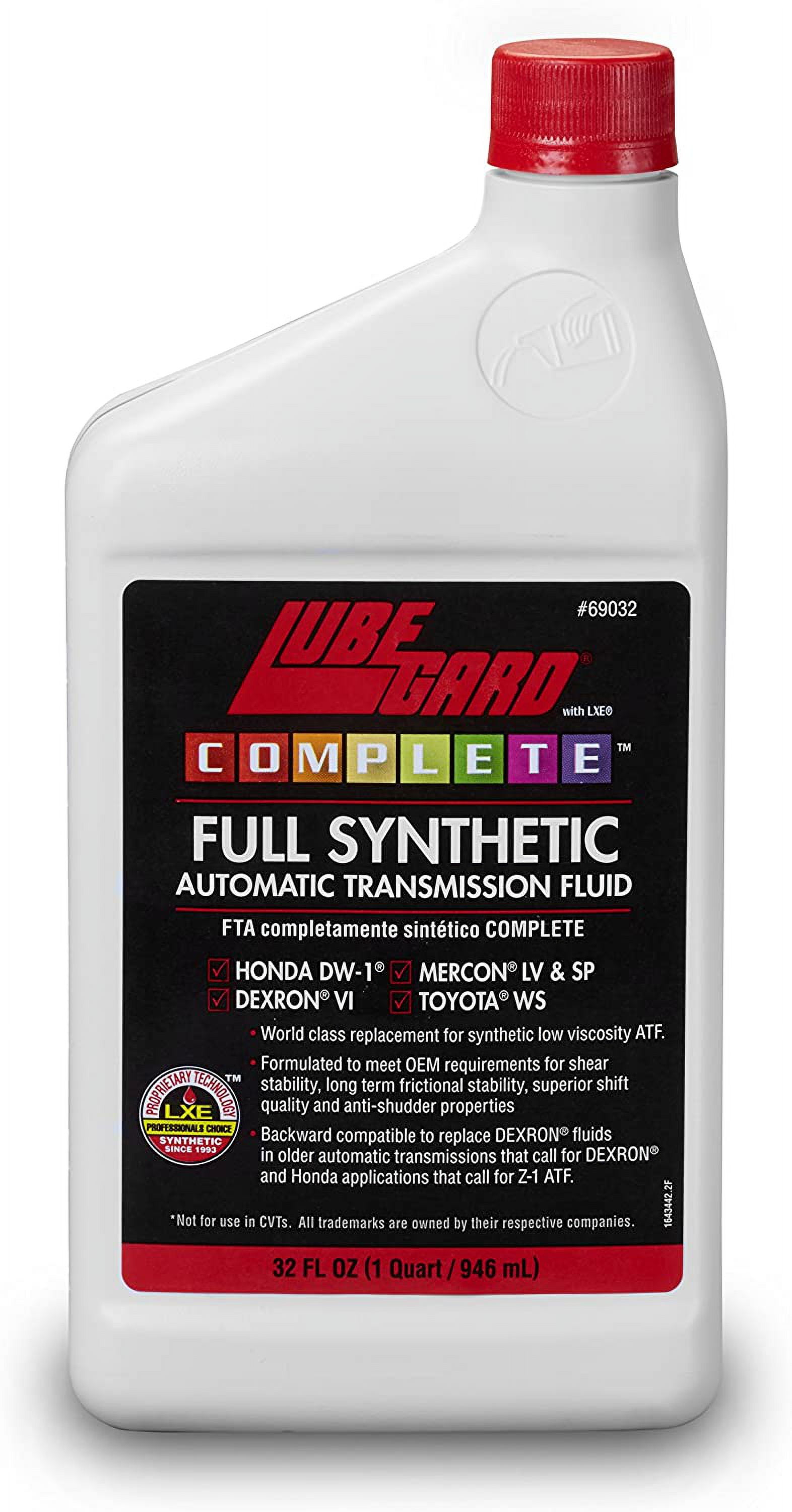 Lubegard Transmission Fluid COMPLETE Full Synthetic ATF Fluid - Walmart.com