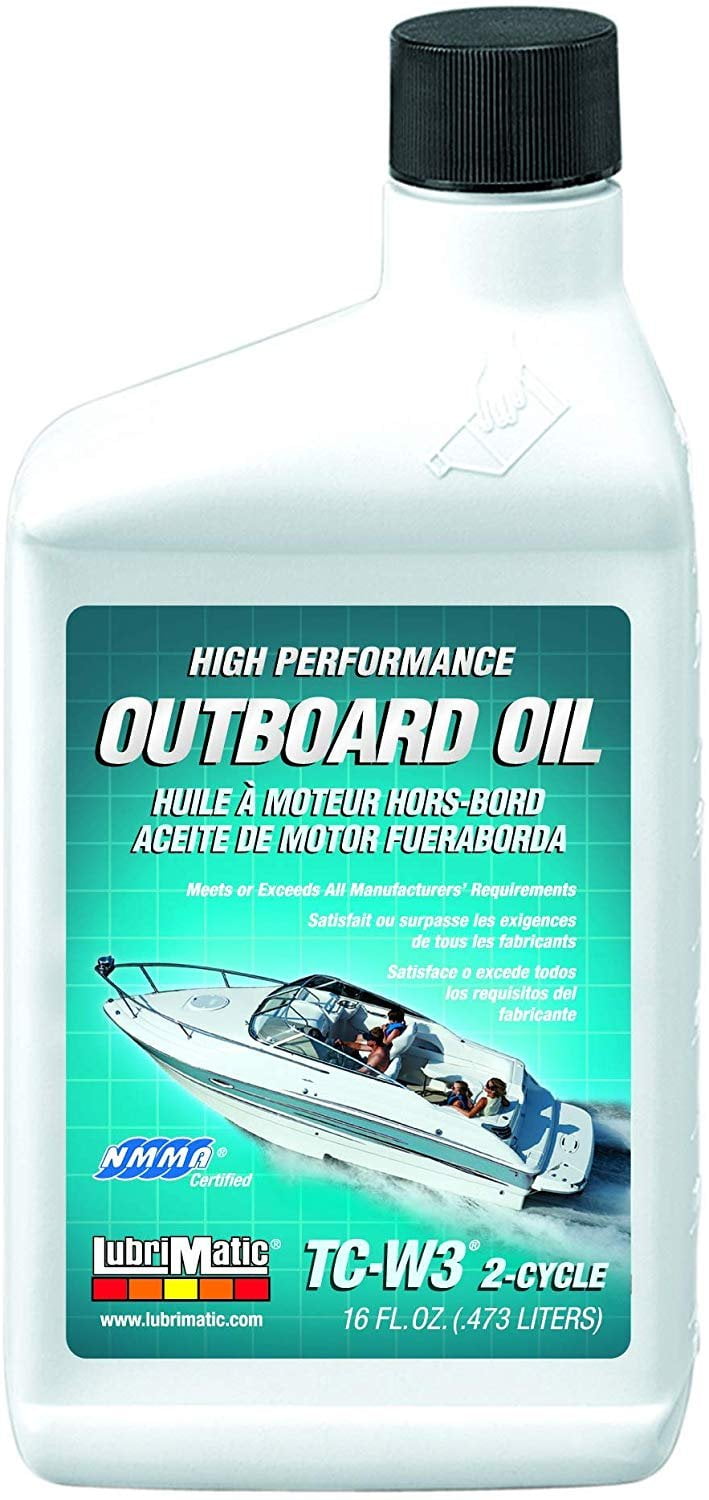 LubriMatic 11590 TC-W3 2-Cycle Ashless Engine Oil for Outboard Motors ...