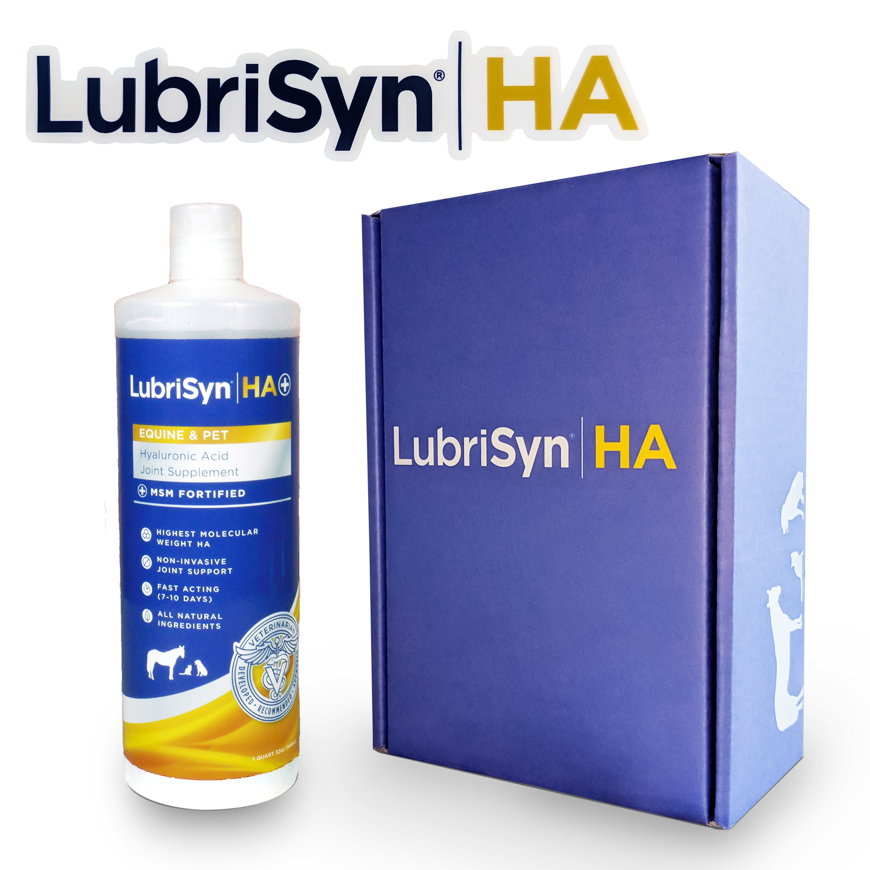 LubriSyn HA Plus with MSM for Equine Pet 32 oz - Walmart.com