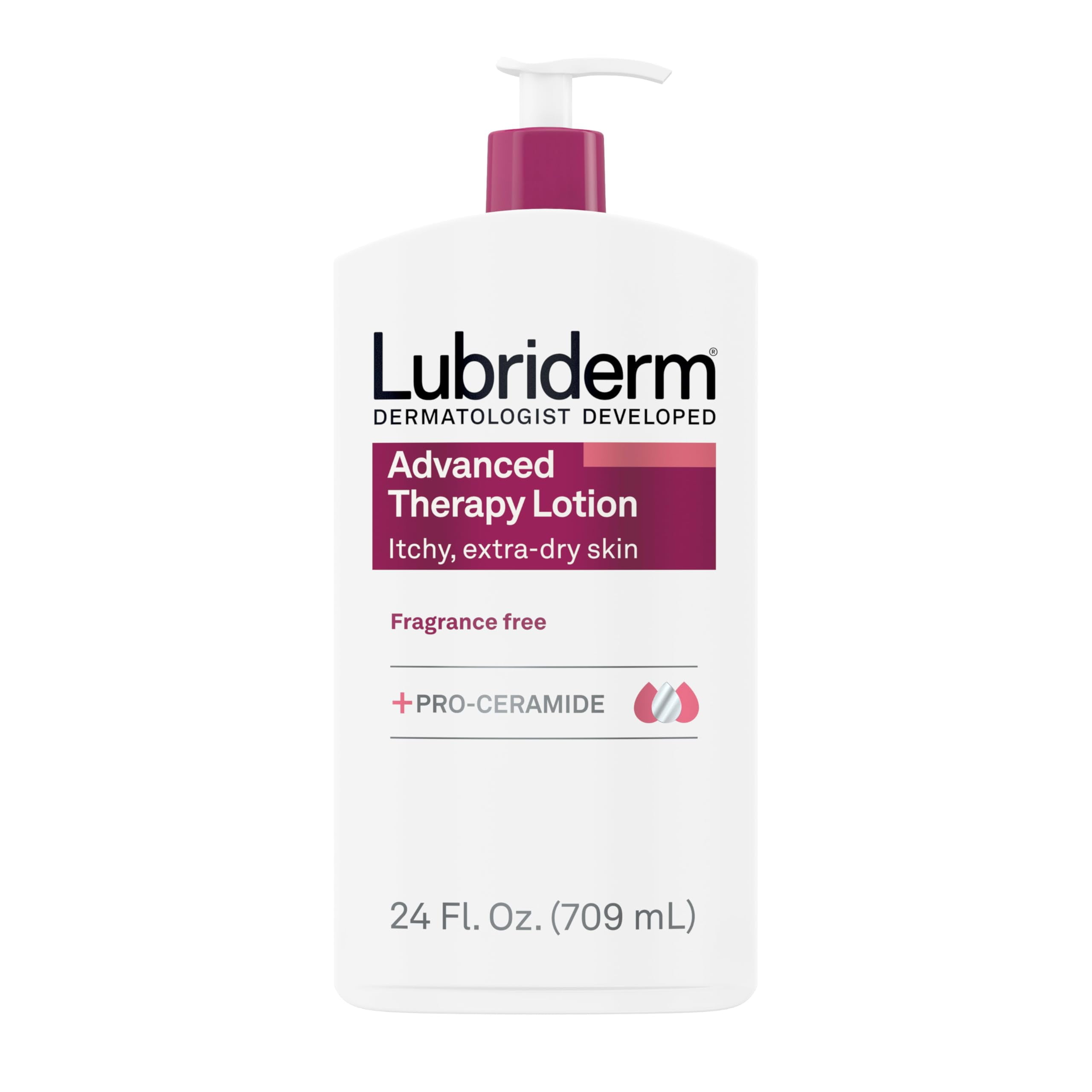 Lubriderm Advanced Therapy Fragrance DMF15 Free Moisturizing Hand ...