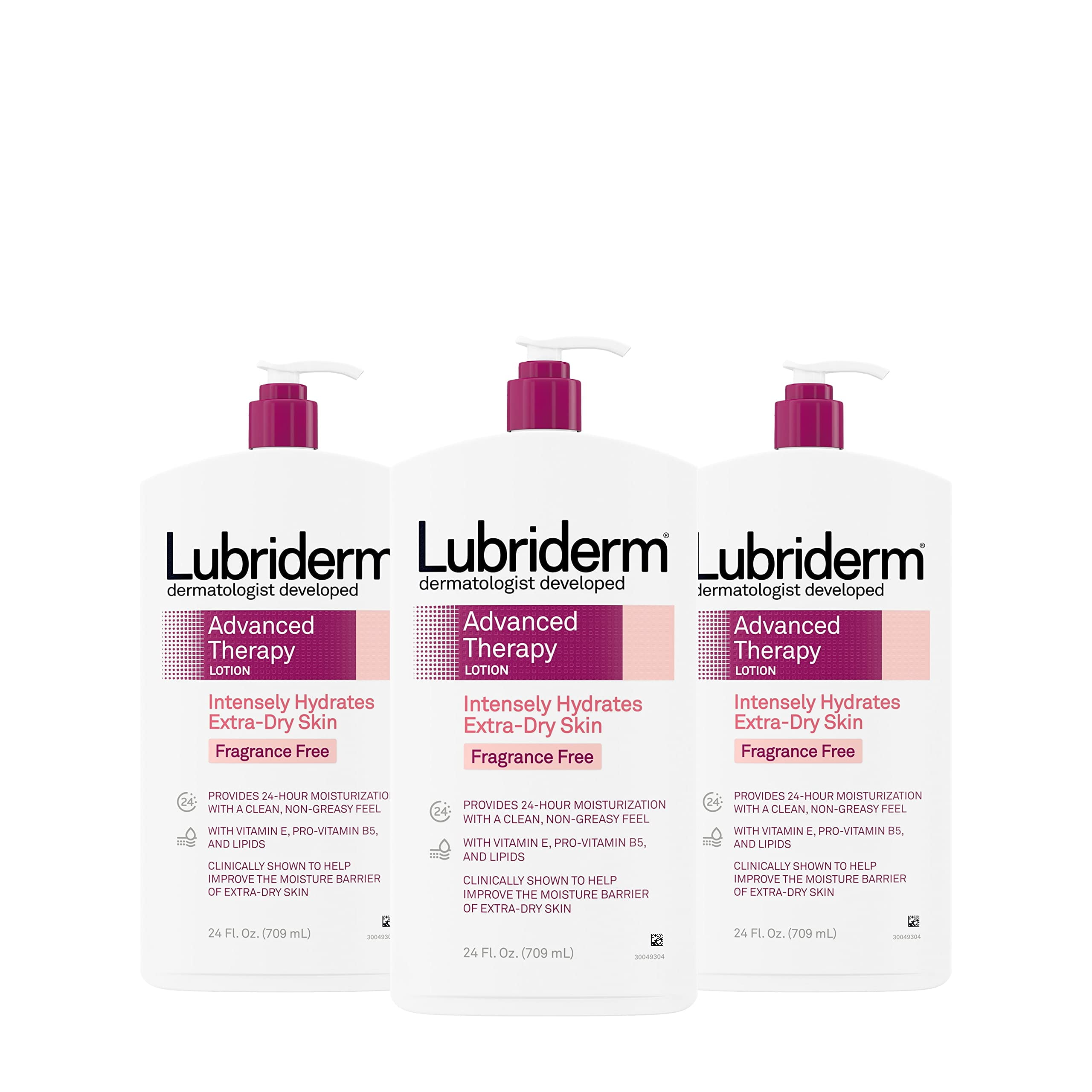 Lubriderm Advanced Therapy Fragrance-Free Moisturizing Lotion with ...
