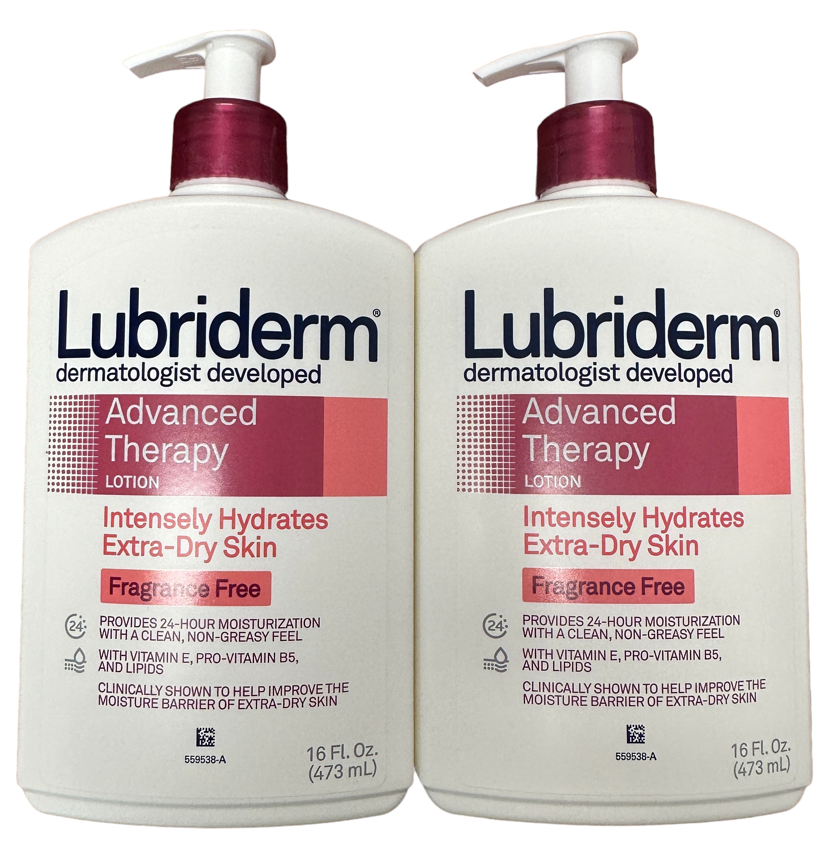 Lubriderm Advanced Therapy Daily Moisturizing Lotion, 16 oz, Pack of 2 ...