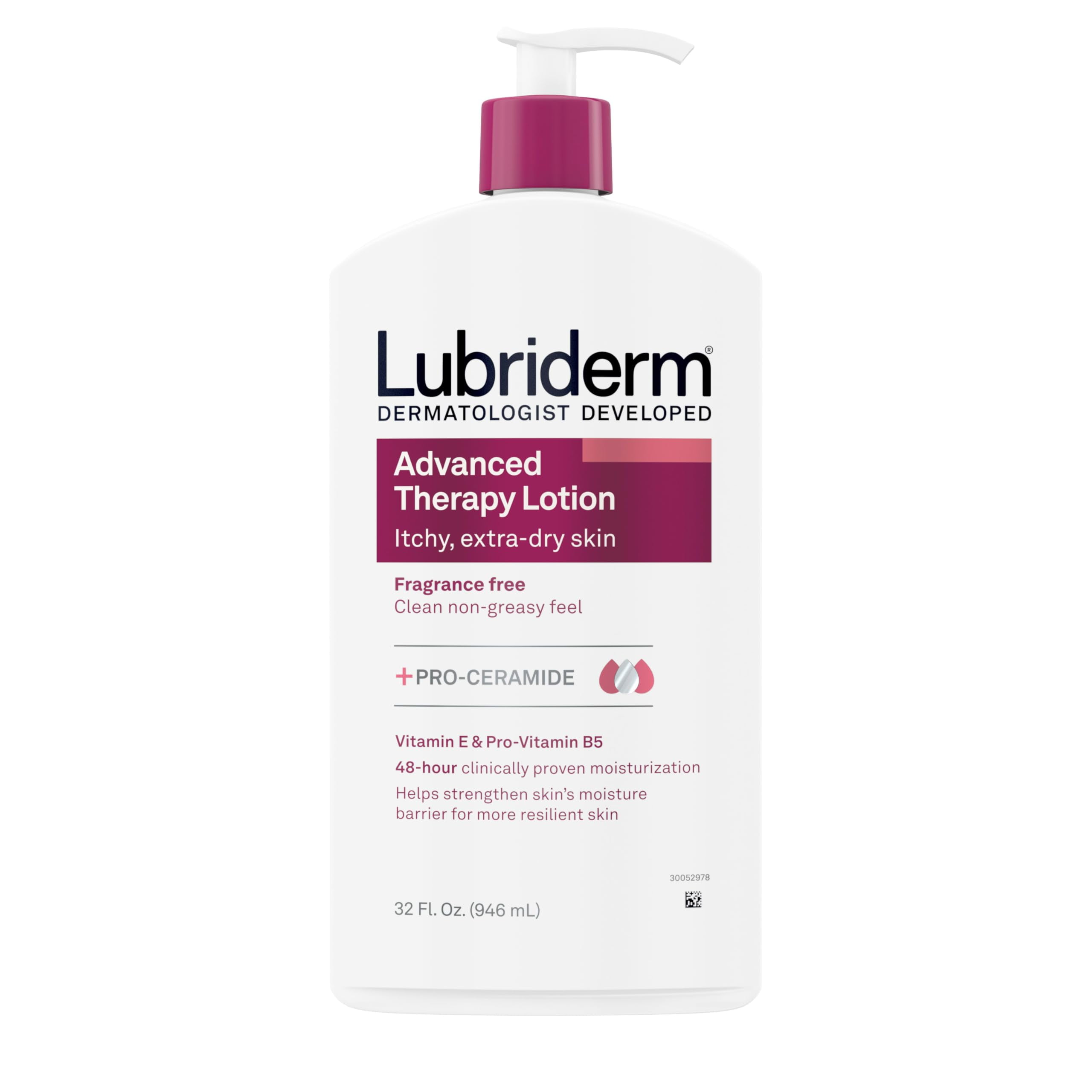 Lubriderm Advanced Therapy Moisturizing DMF15 Hand and Body Pro ...