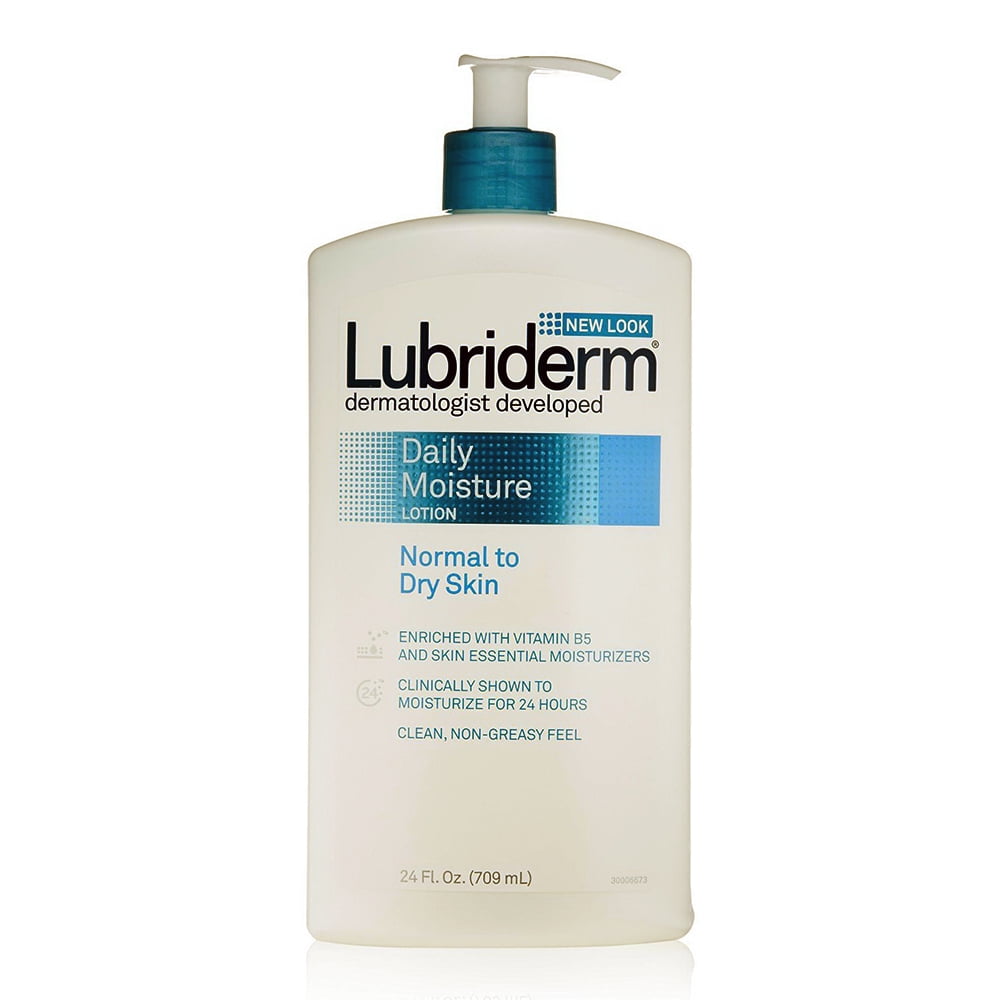 Lubriderm Daily Moisturizer Body Lotion for Normal To Dry Skin, 24 Oz ...