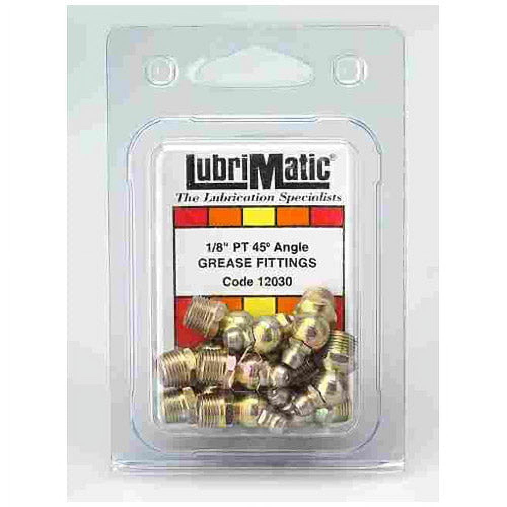Lubrimatic 11159 "45-Degree" Grease Fittings 1/8" Npt - Pk/5, Each ...