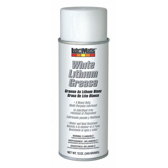 Lubrimatic White, Lithium, Multipurpose Grease, 12 oz., 2 NLGI Grade ...